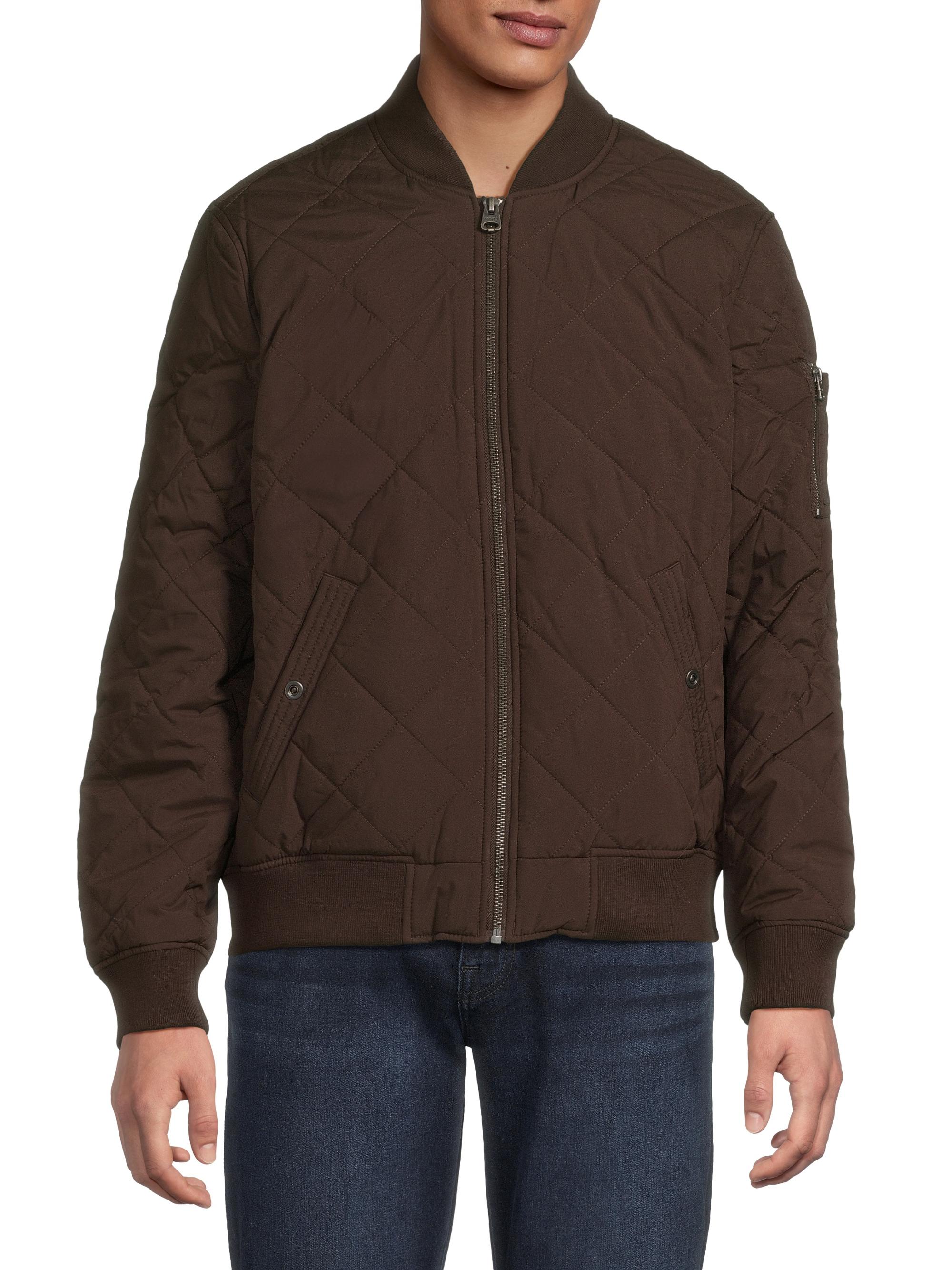 Click here for Levis Mens Quilted Fashion Bomber Jacket - Chocola... prices
