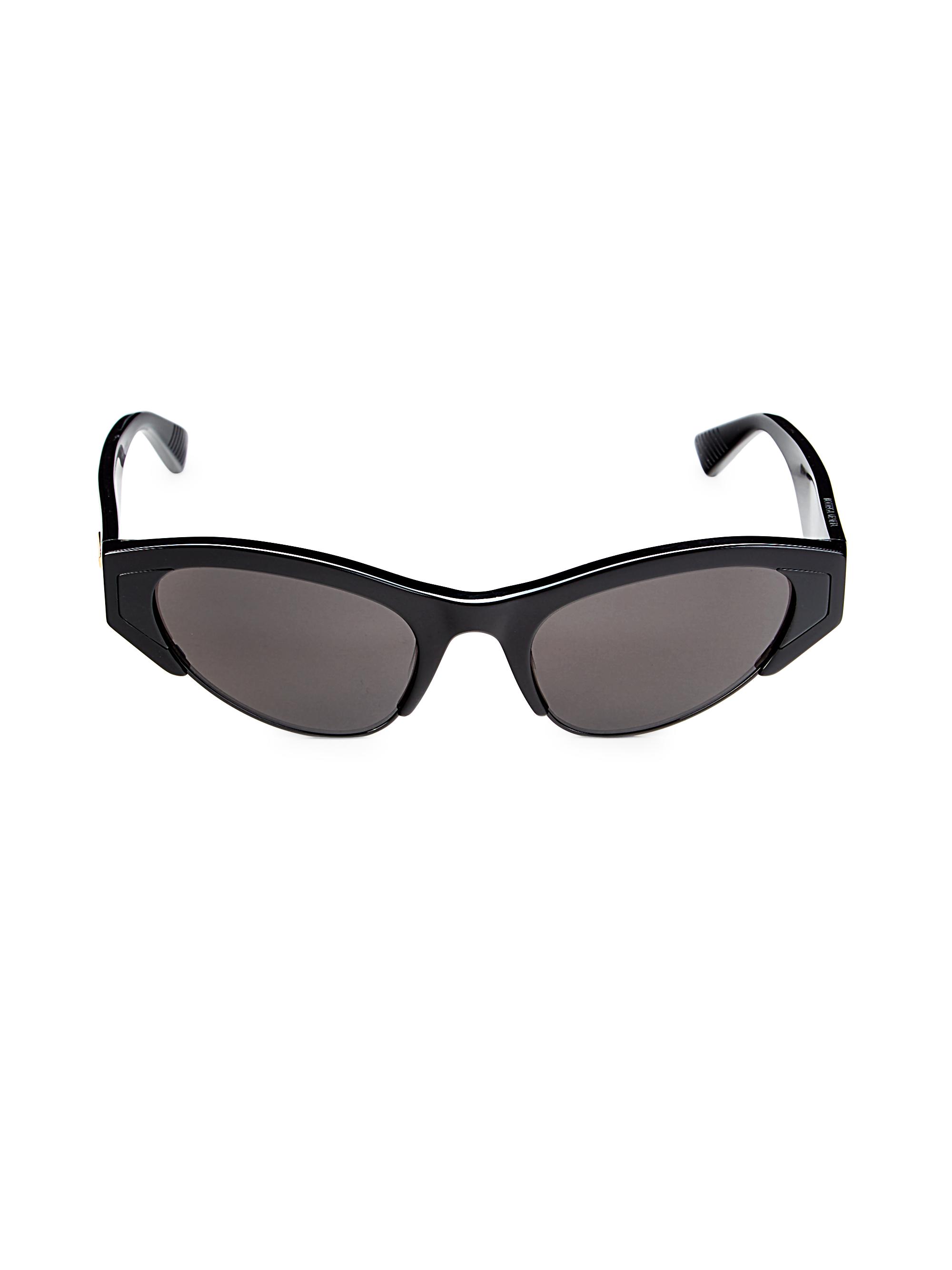 Click here for Bottega Veneta Womens 53MM Oval Sunglasses - Black prices