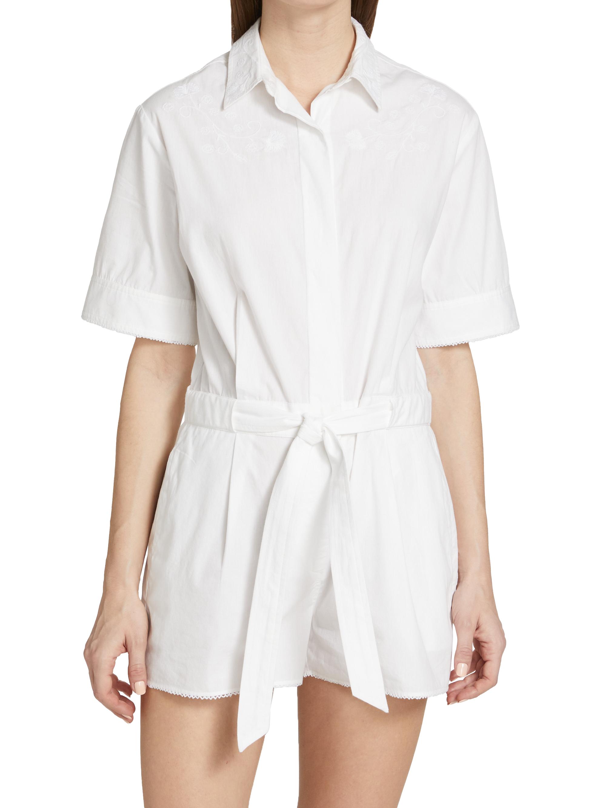 Click here for Rag & Bone Womens Surplus Belted Romper - White -... prices