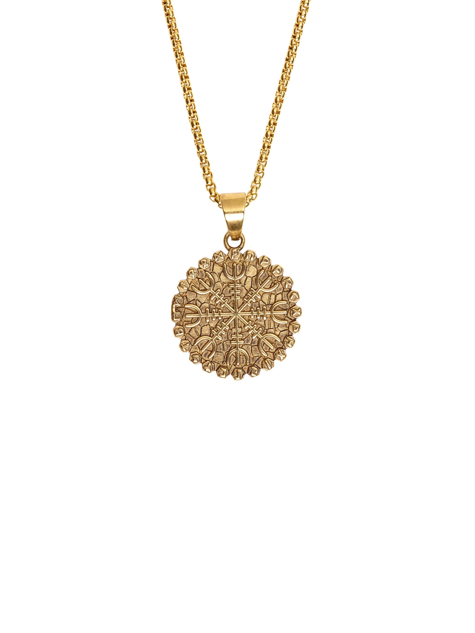 Click here for Jean Claude Mens Goldtone Viking Lucky Calendar Pe... prices