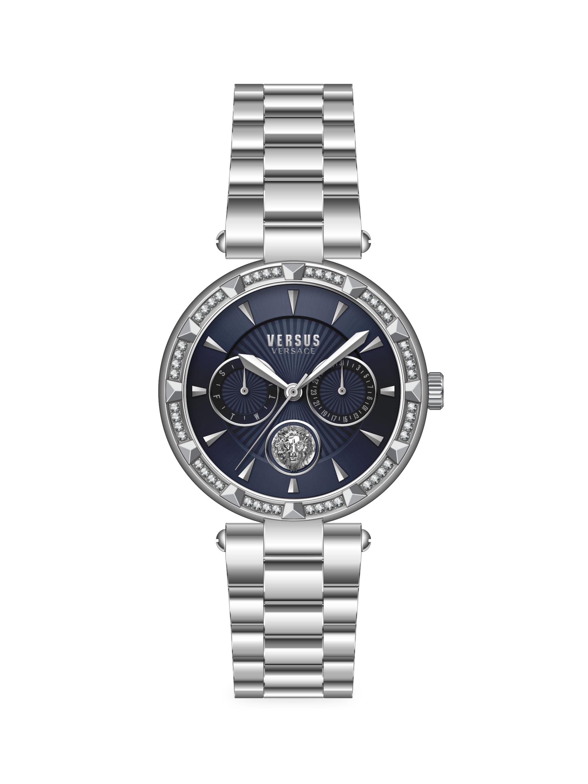 Click here for Versus Versace Womens 36MM Crystal & Stainless Ste... prices