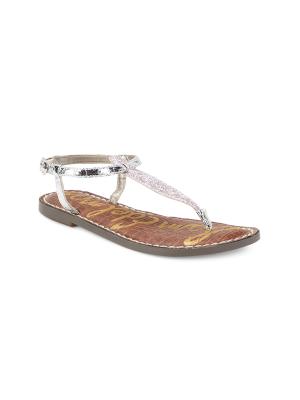 Sam Edelman Girl's Gigi Metallic & Glitter Thong Sandals on SALE | Saks ...