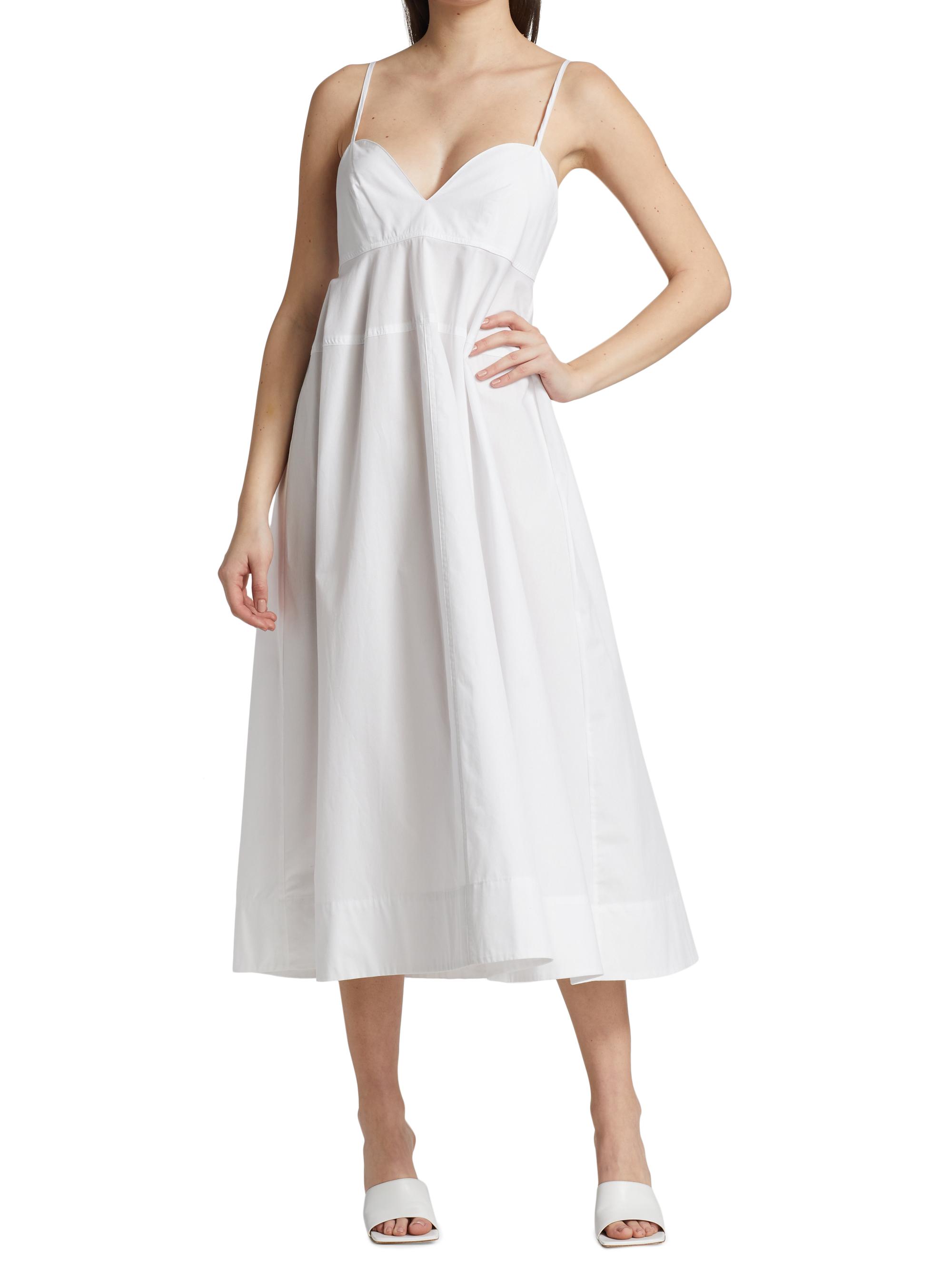 Click here for Matthew Bruch Womens Sweetheart Poplin Midi-Dress... prices