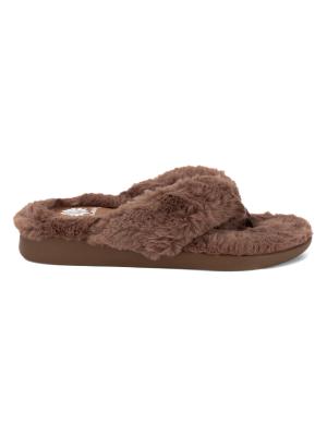 Yellow Box Faux Fur Slippers on SALE | Saks OFF 5TH