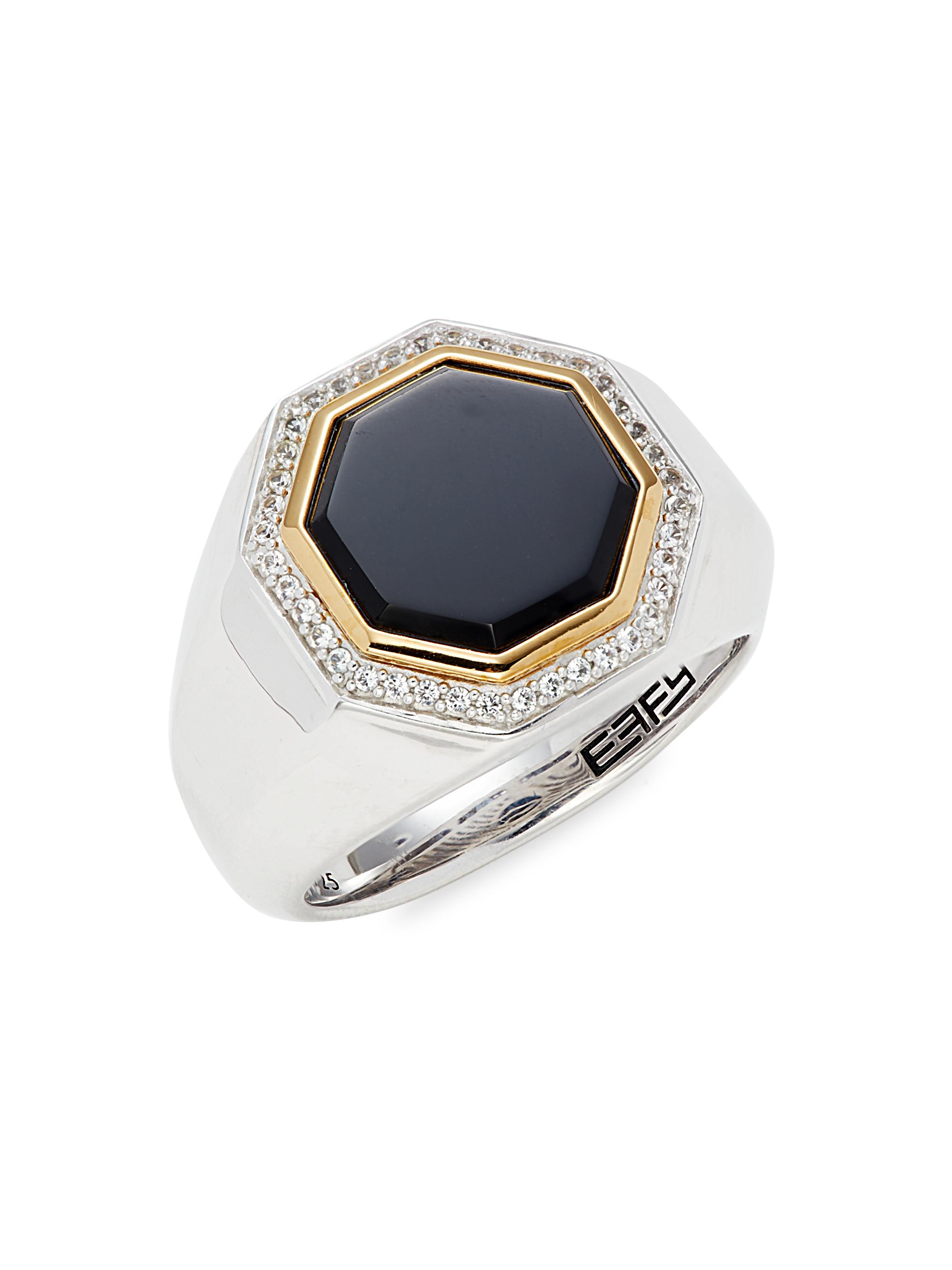 Click here for Effy Mens 14K Yellow Goldplated & Sterling Silver... prices