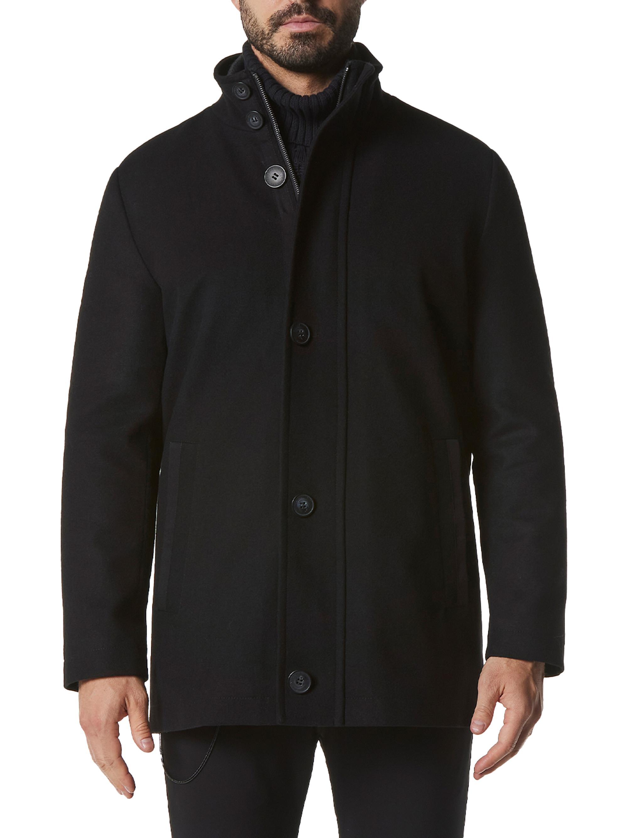Click here for Marc New York Mens Dorsey Car Coat - Black prices