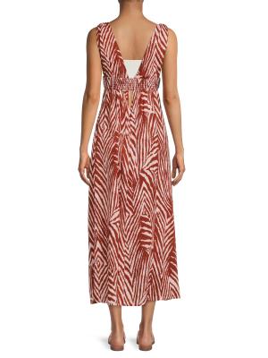 True Destinations Chevron Print Cover Up Dress on SALE | Saks OFF 5TH