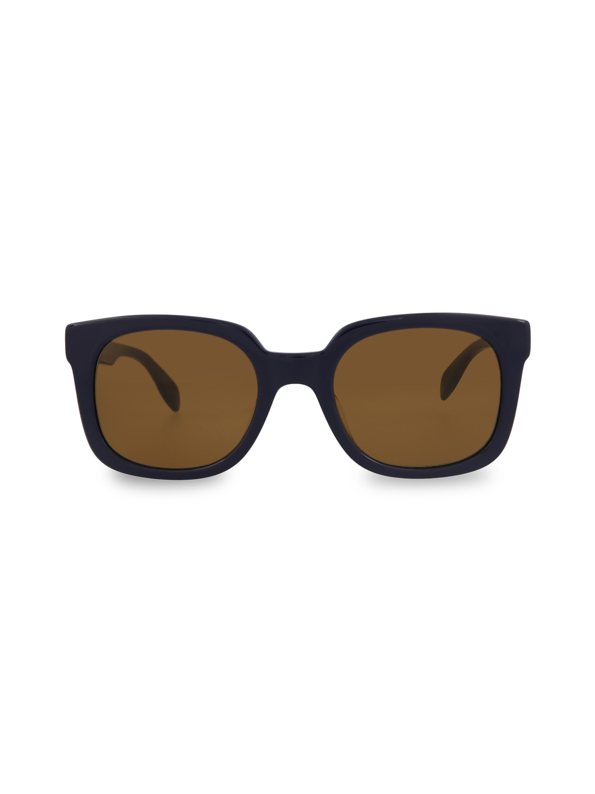 Click here for Mcqueen 53MM Square Sunglasses - Blue prices