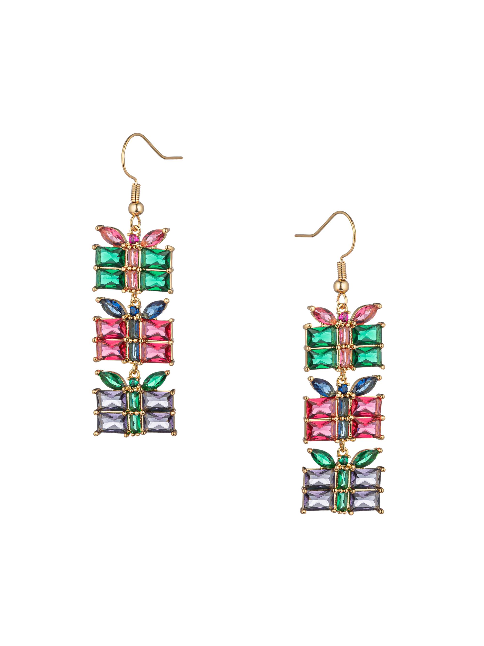 Click here for Eye Candy LA Womens Cubic Zirconia Present Dangle... prices