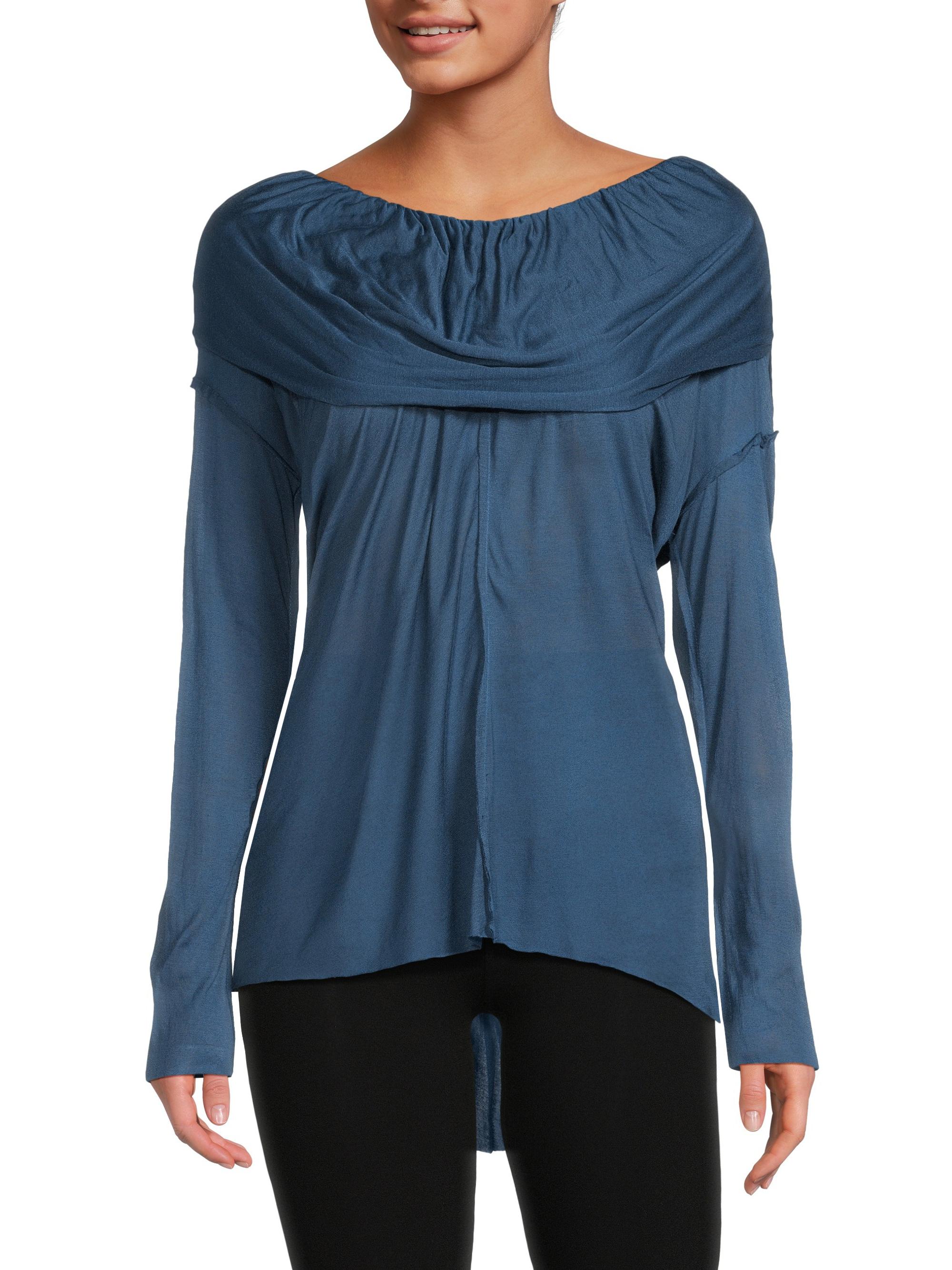 Click here for Yigal Azrouël Womens Boatneck High Low Top - Malla... prices