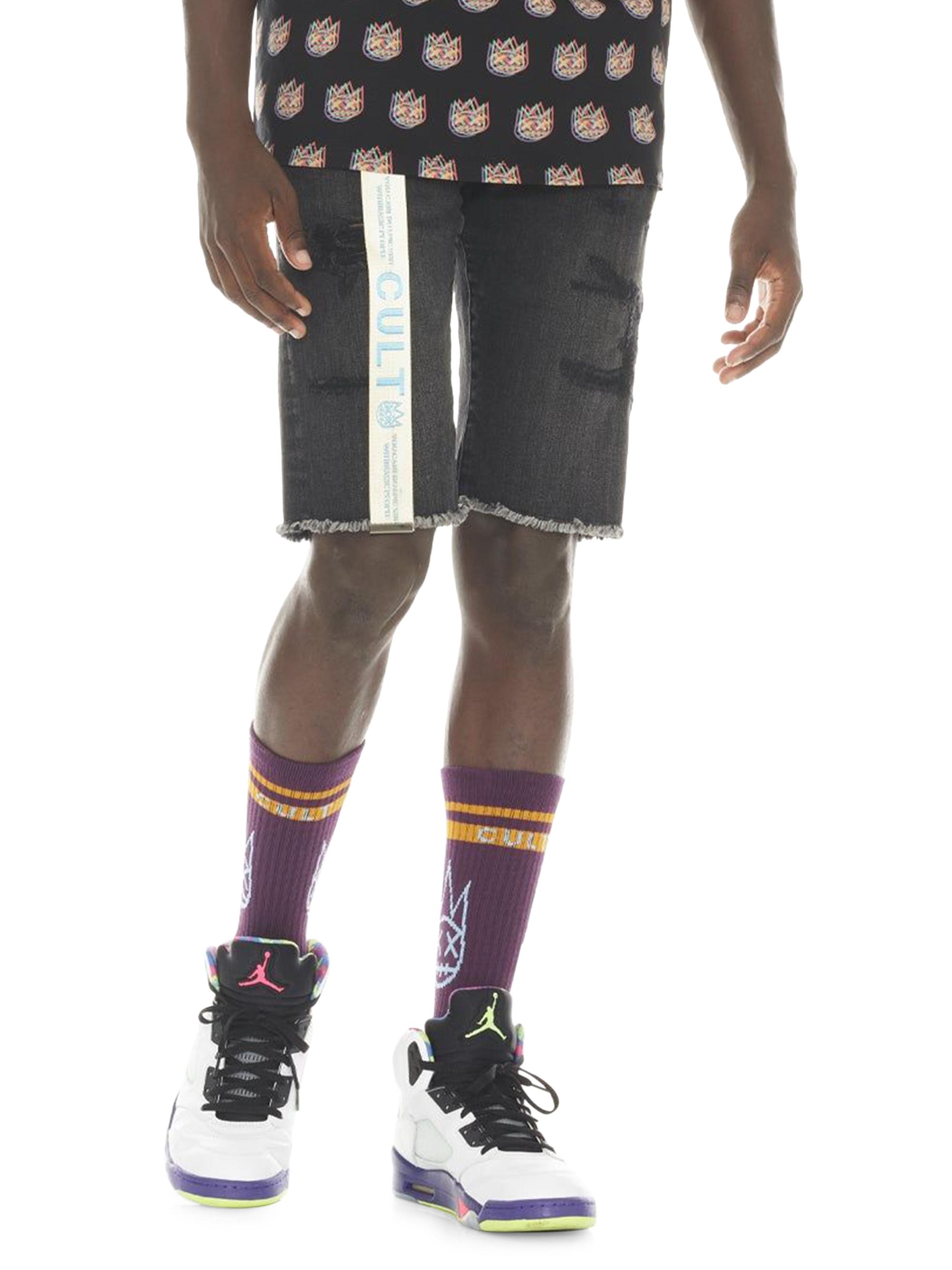 Click here for Cult Of Individuality Mens Slim Fit Distressed Bel... prices