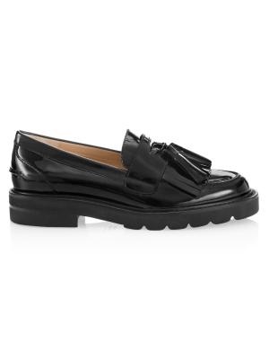Stuart Weitzman Mila Lift Patent Leather Loafers on SALE | Saks OFF 5TH