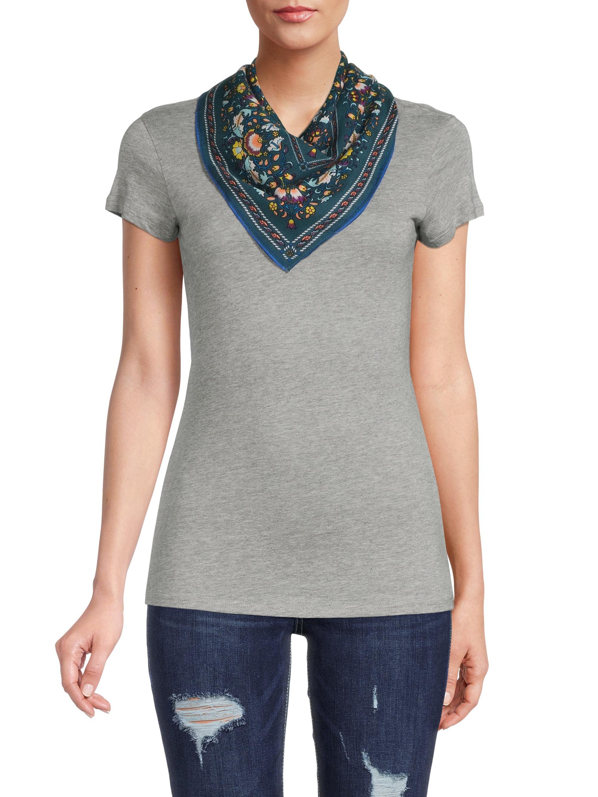 Click here for Saachi Womens Floral Scarf - Blue Floral prices