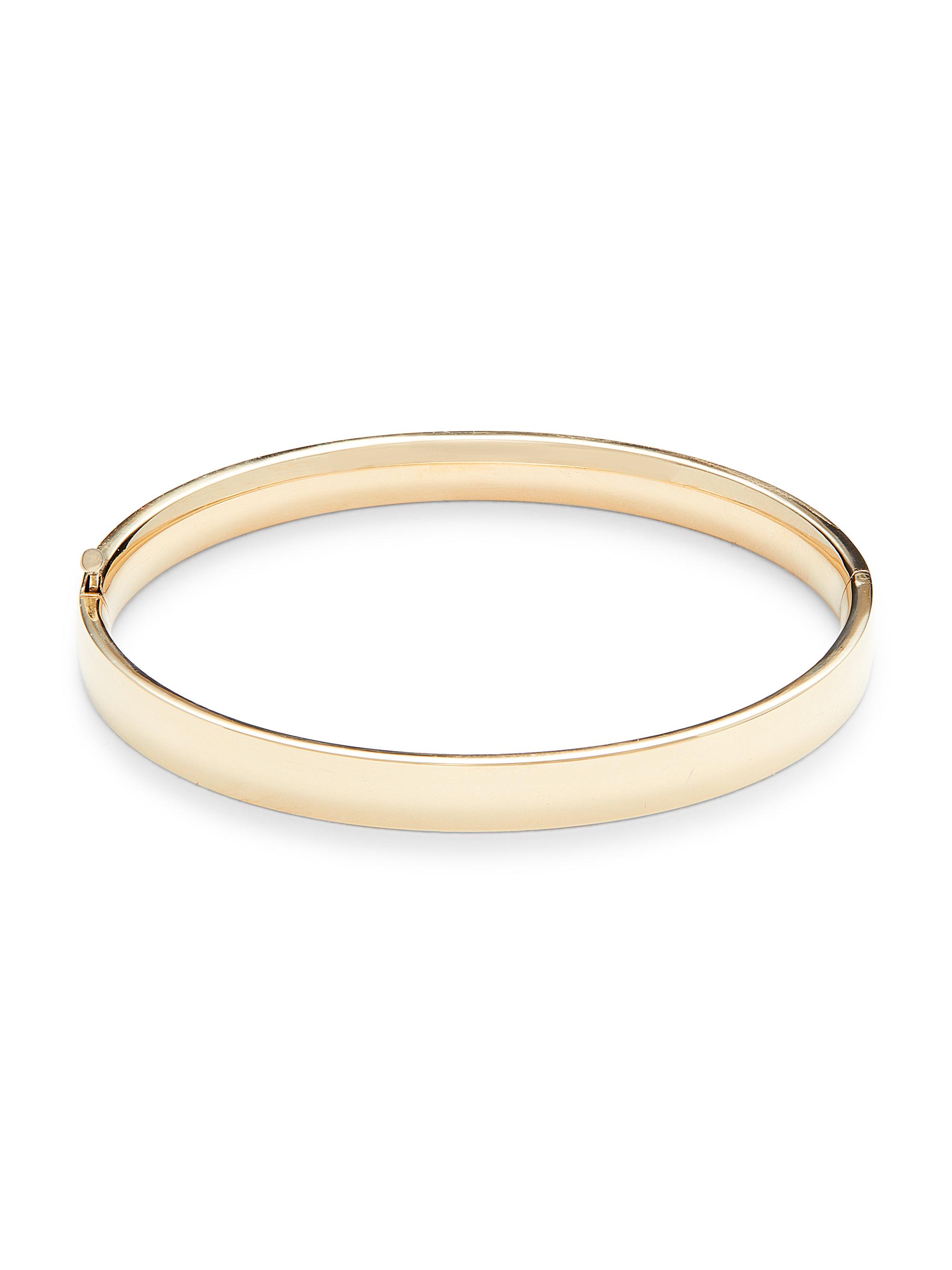 Click here for Saks Fifth Avenue Womens 14K Yellow Gold Bangle Br... prices