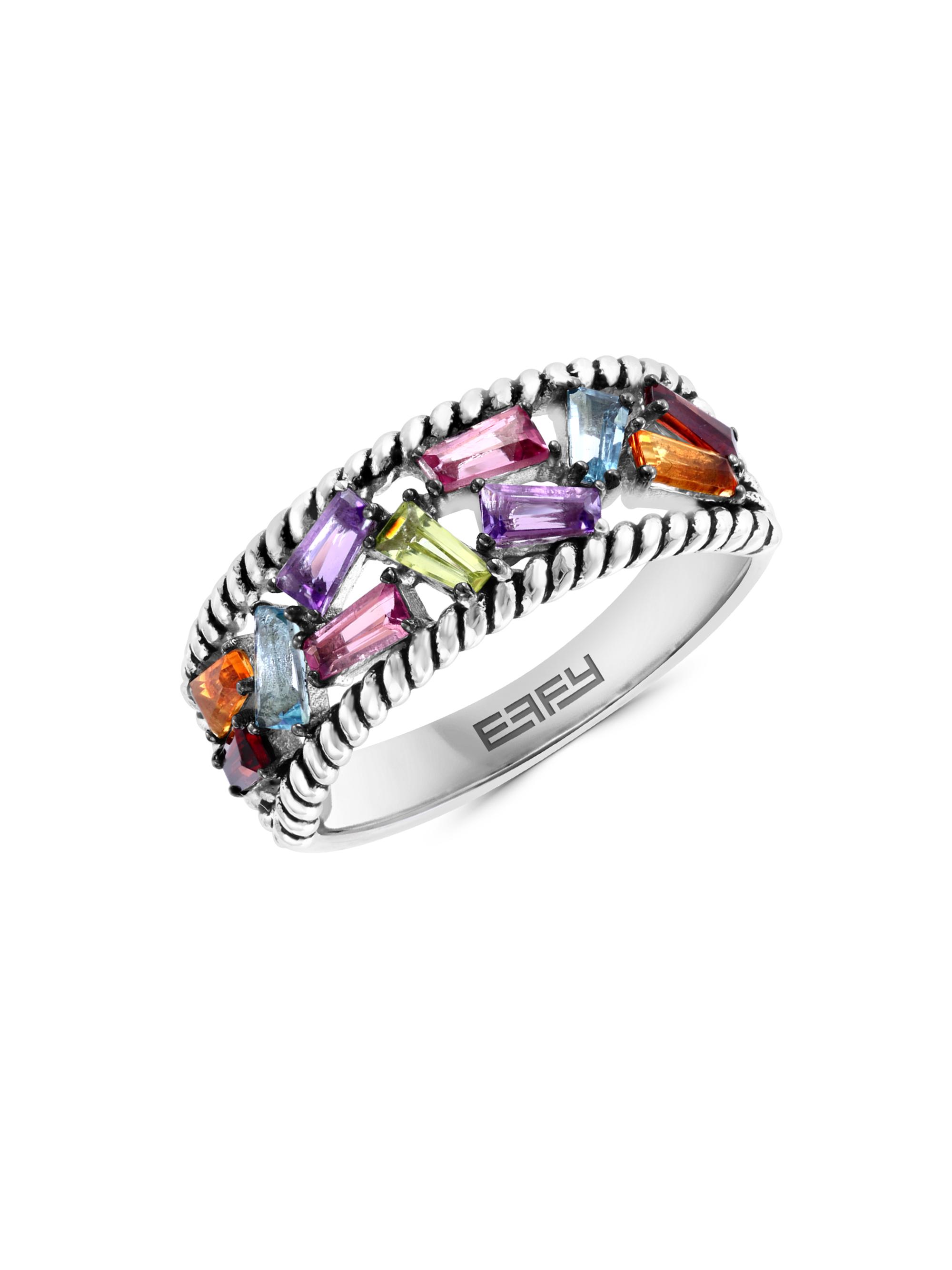 Click here for Effy Eny Womens Sterling Silver & Multi Stone Ring... prices