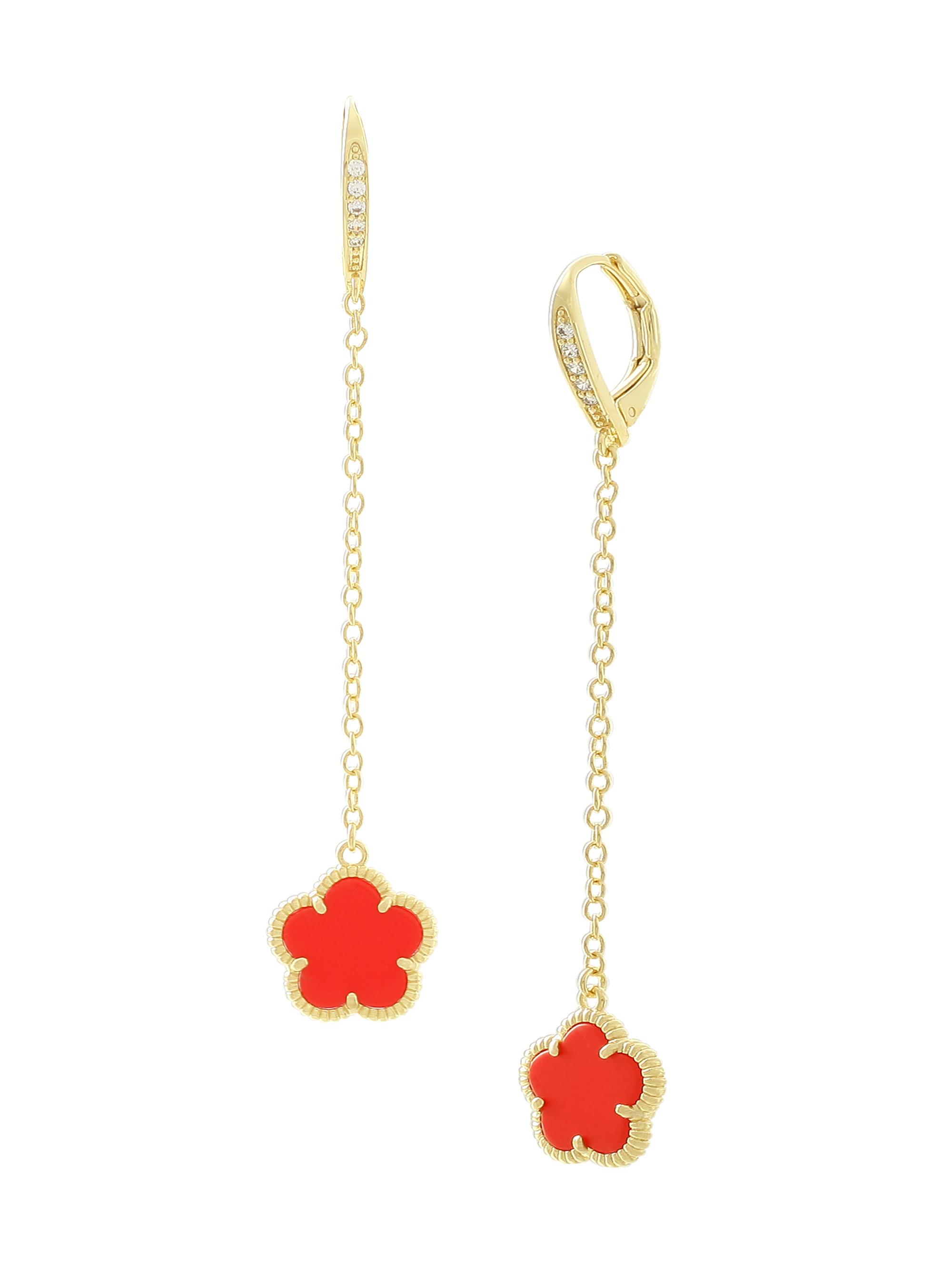 Click here for Jankuo Womens Flower 14K Goldplated  Faux Coral &... prices