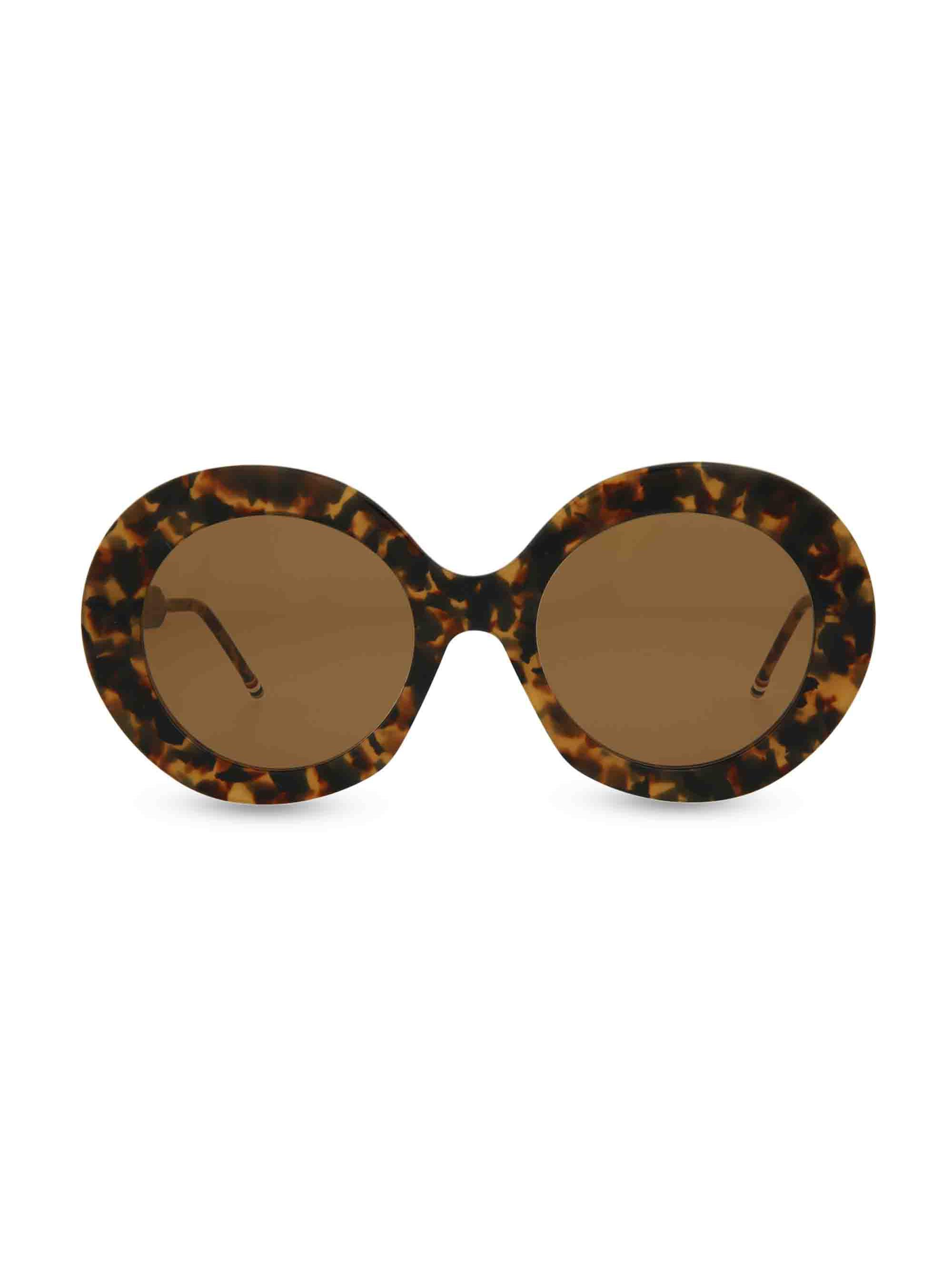 Click here for Thom Browne Womens 54MM Round Sunglasses - Tortois... prices
