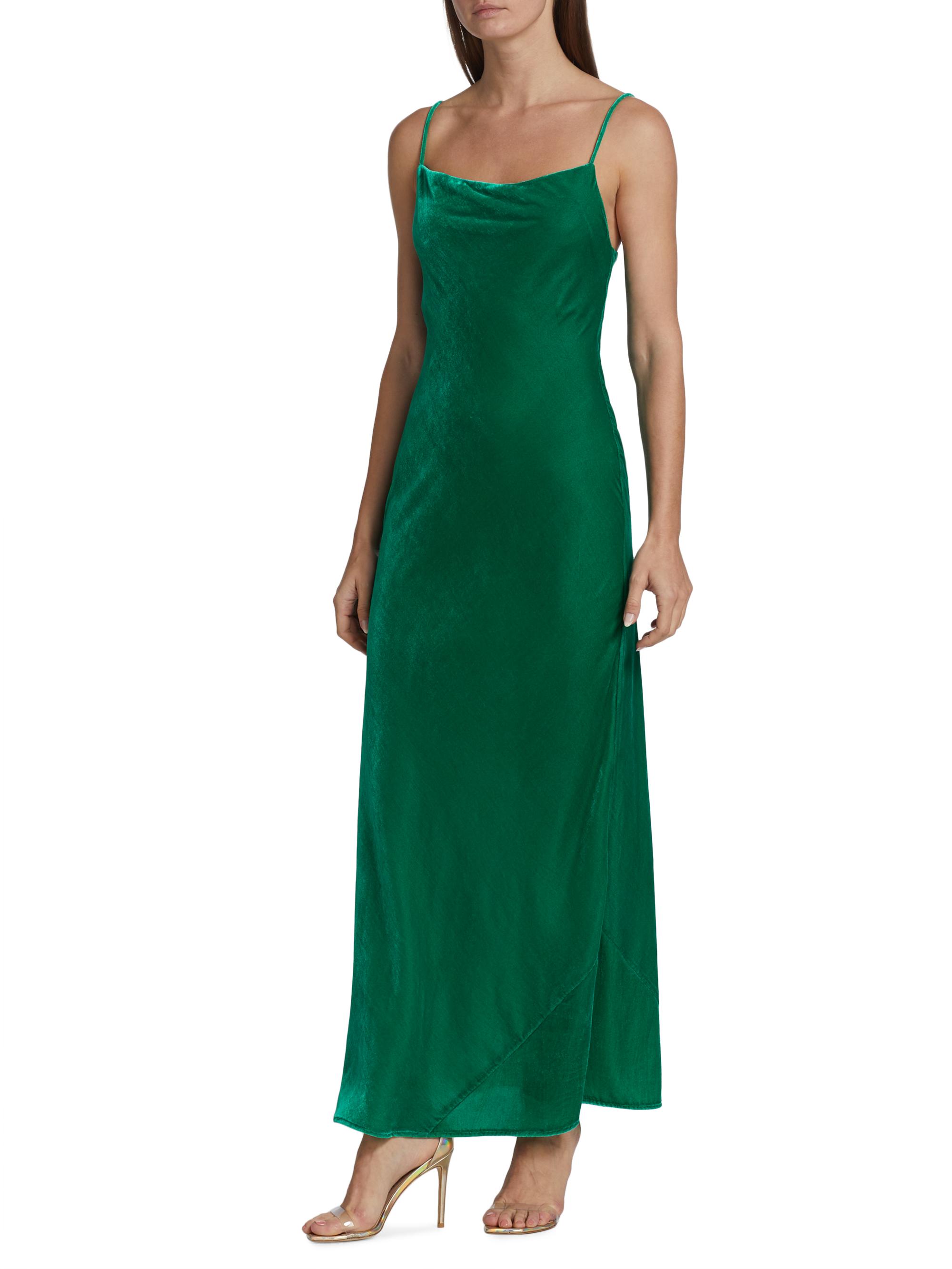 Click here for Rhode Womens Jemima Maxi Dress - Emerald - Size 6 prices