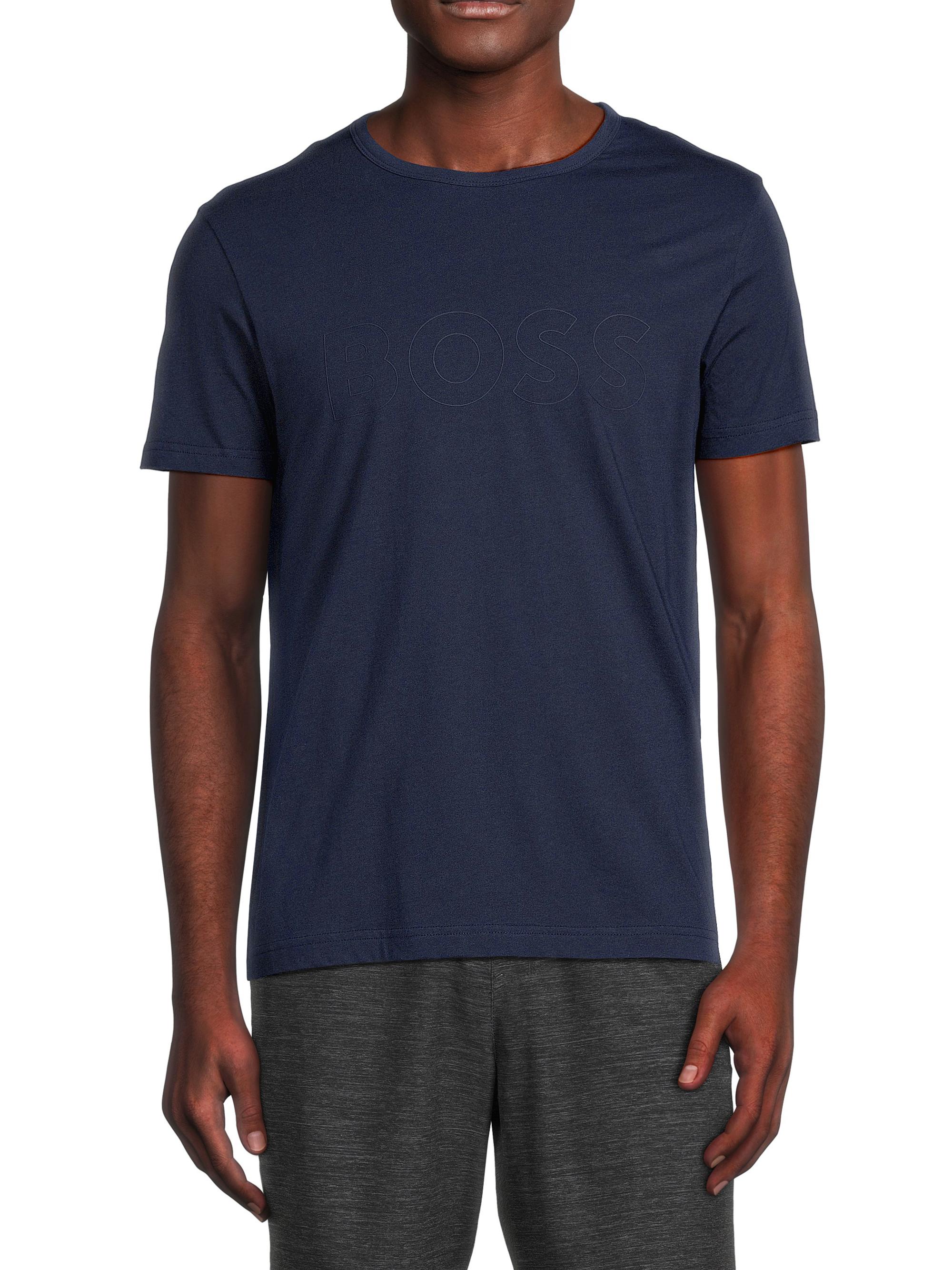 Click here for Boss Mens Teebo Solid Tee - Navy - Size S prices
