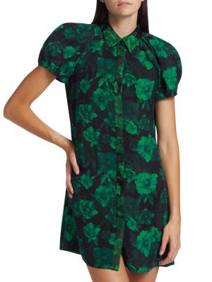 Alice + Olivia Jem Puff Sleeve Minidress on SALE | Saks OFF 5TH