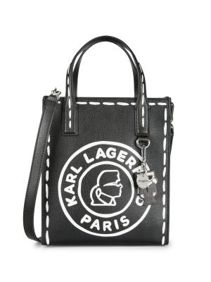 Karl Lagerfeld Paris Logo Leather Crossbody Bag on SALE | Saks OFF 5TH