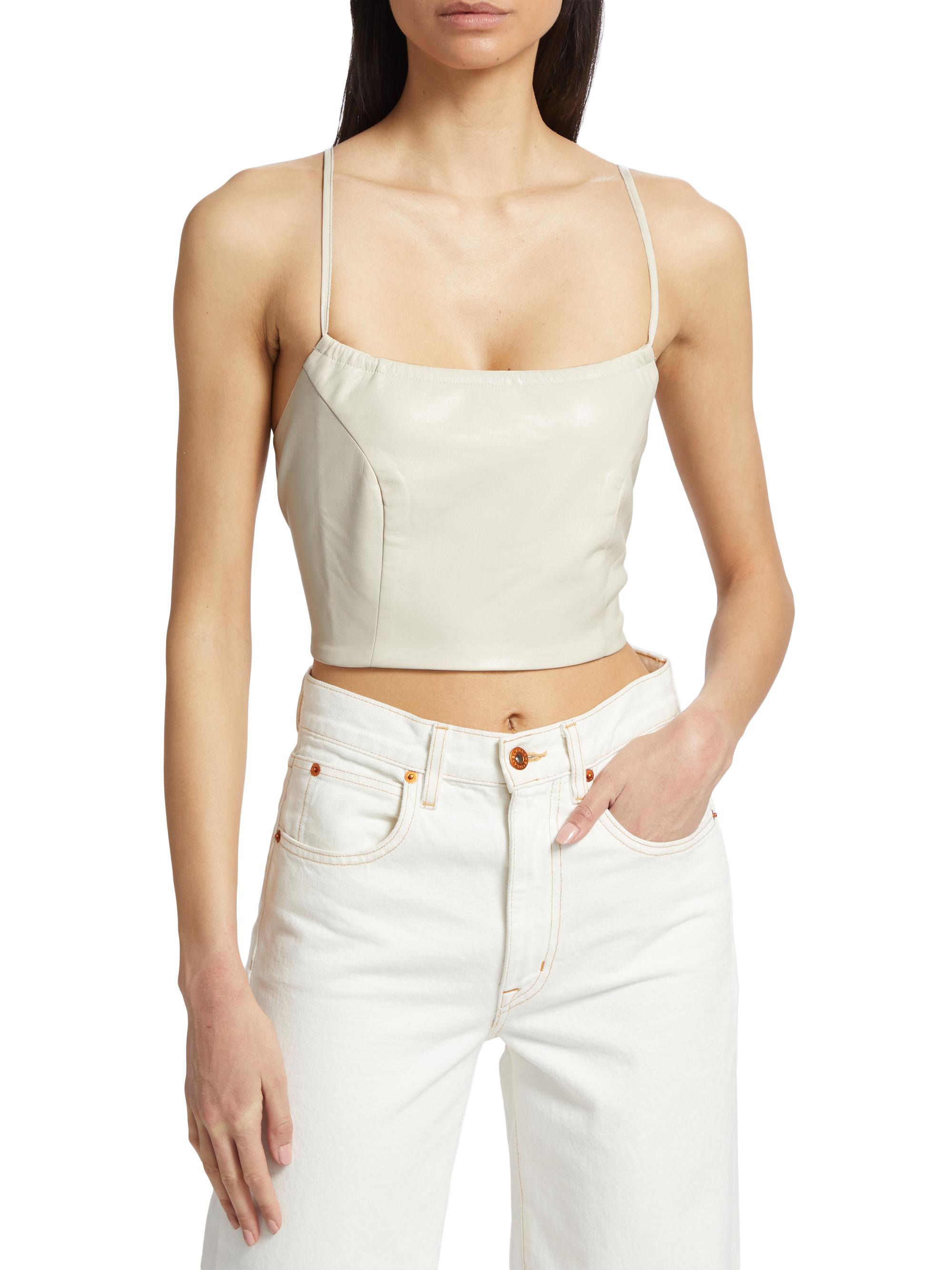 Click here for Good American Womens Vacay Strappy Faux Leather To... prices