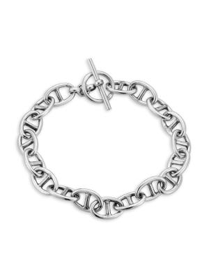 Eli Pebble Mariner Chain Sterling Silver Toggle Bracelet on SALE | Saks ...