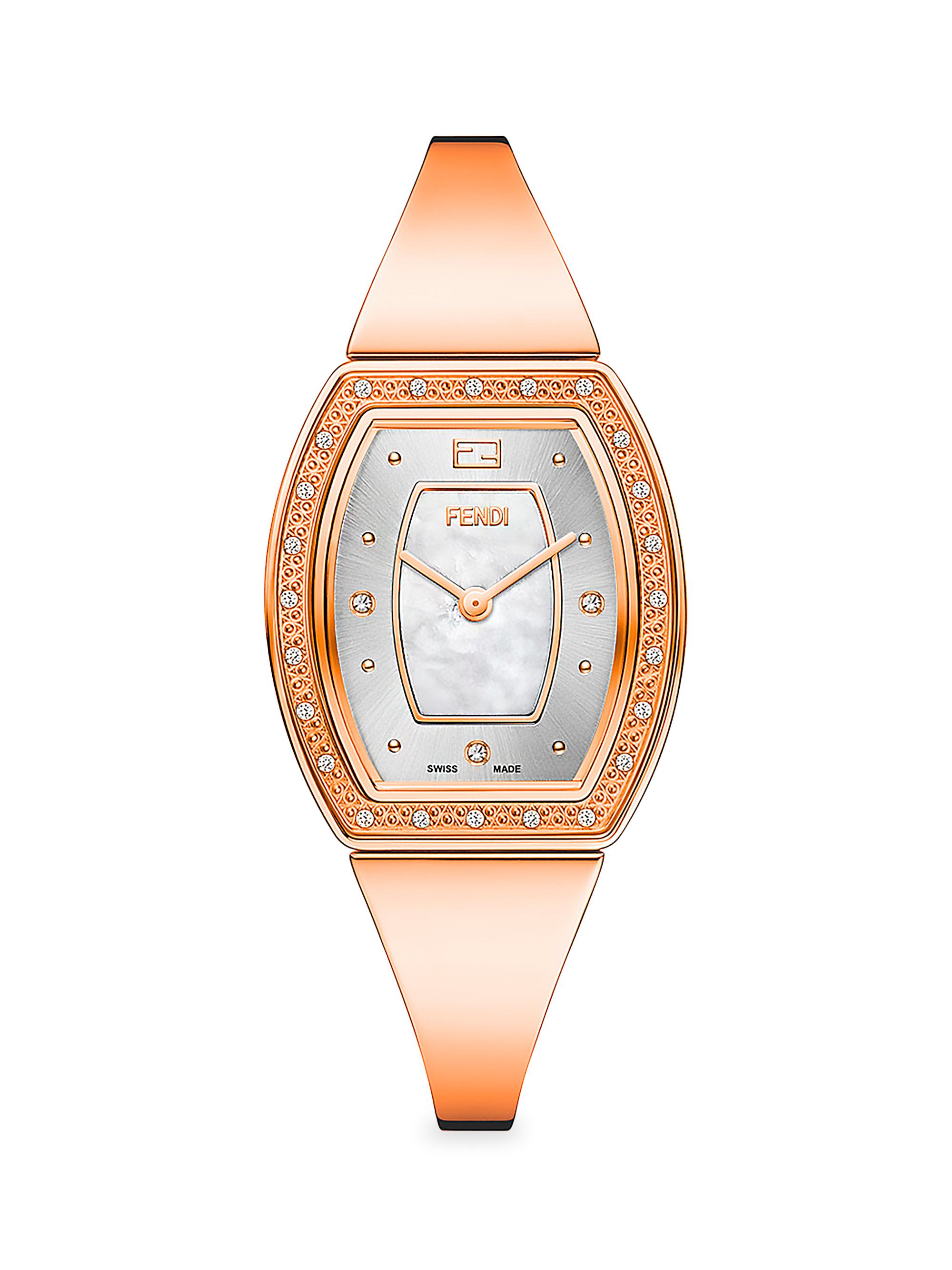 Click here for Fendi Womens My Way 28MM Stainless Steel  Mother O... prices