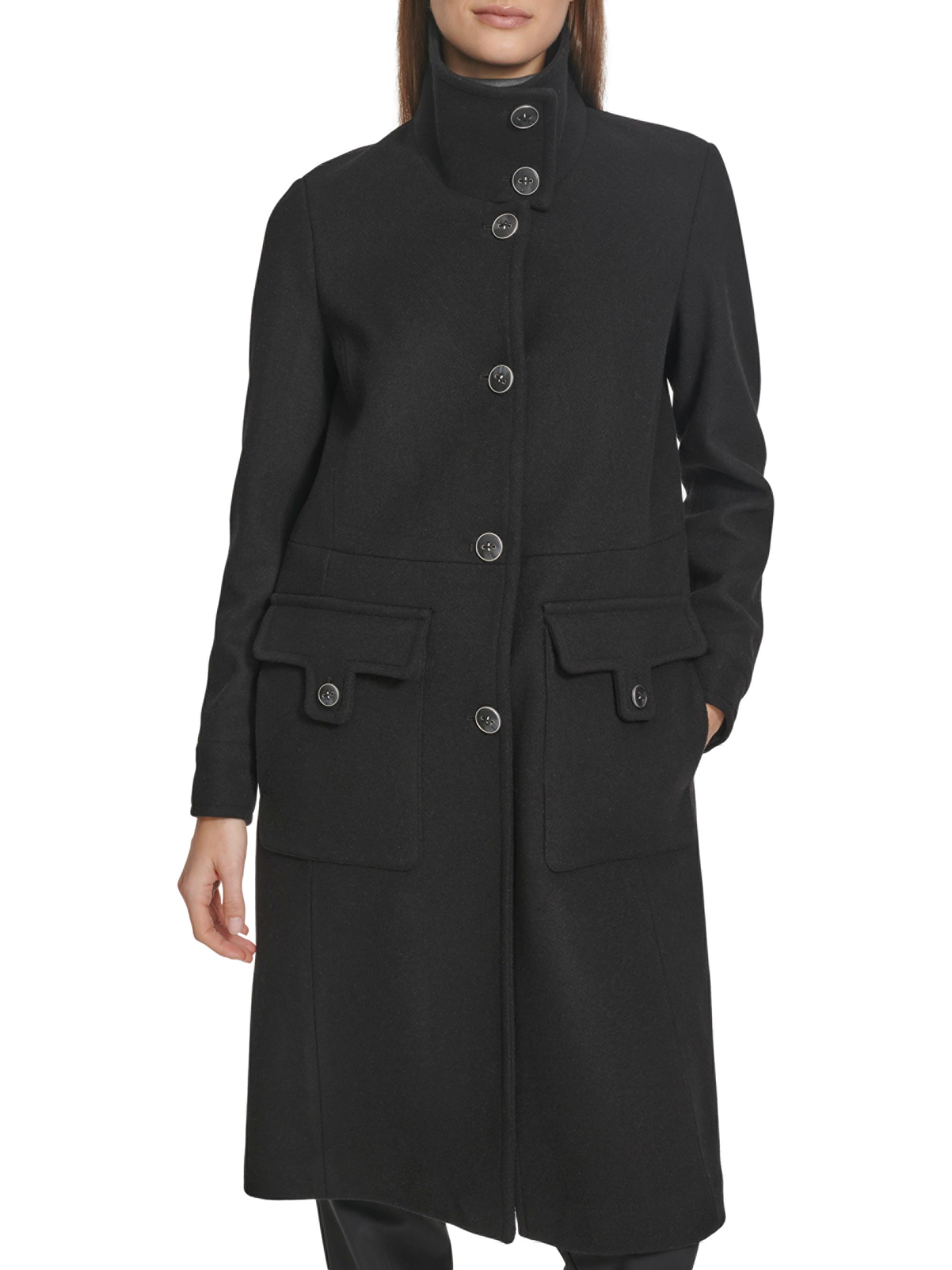 Click here for Andrew Marc Womens Almedia Sb Wool Twill Coat With... prices