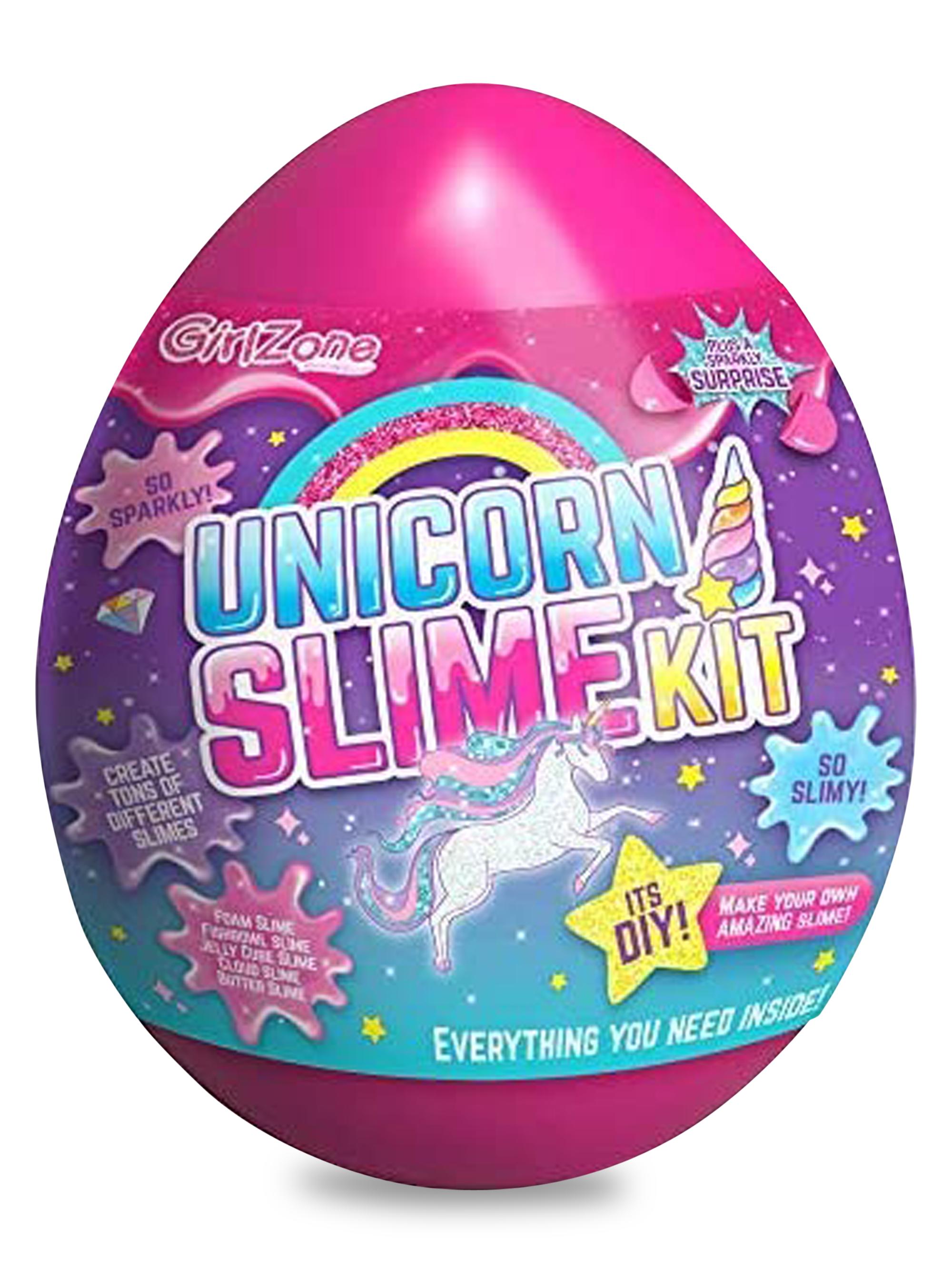Click here for Girlzone Girls Unicorn Egg Slime Kit - Pink prices