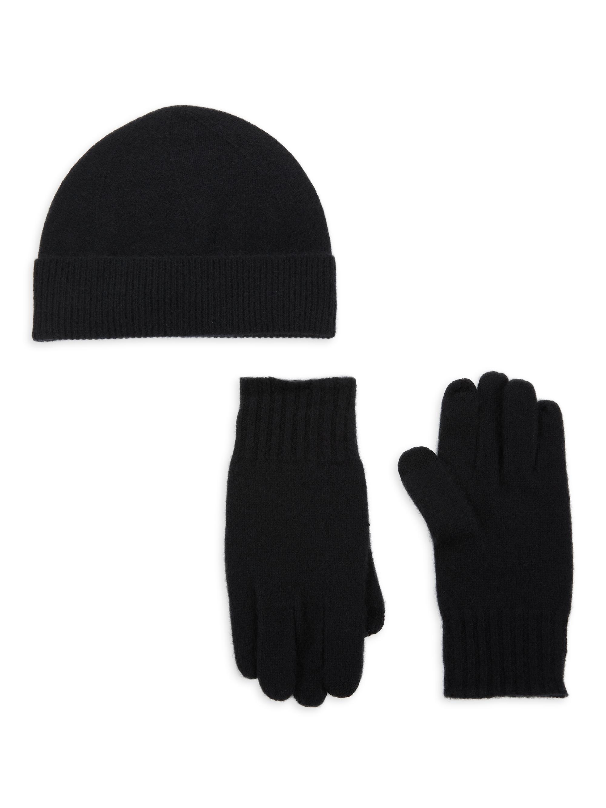 Click here for Saks Fifth Avenue Mens 2-Piece Cashmere Beanie & G... prices