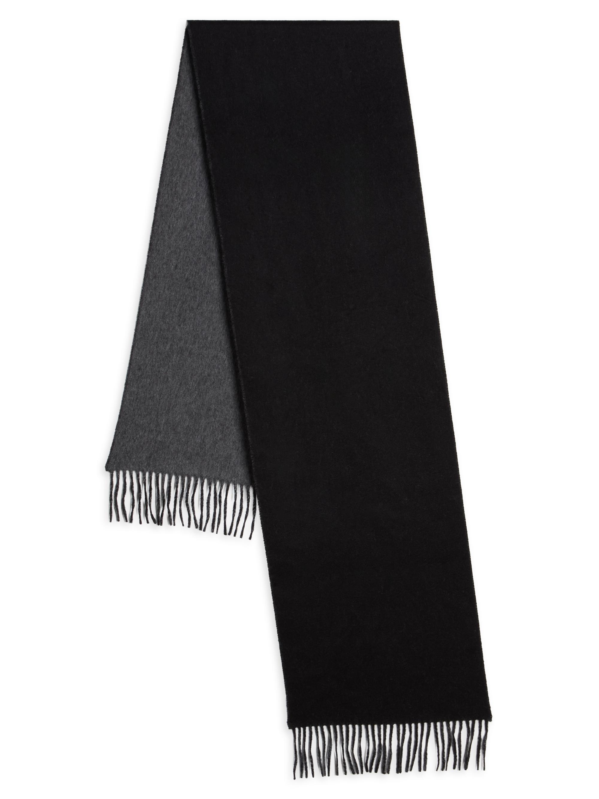 Click here for Saks Fifth Avenue Mens Double Face Wool Blend Frin... prices