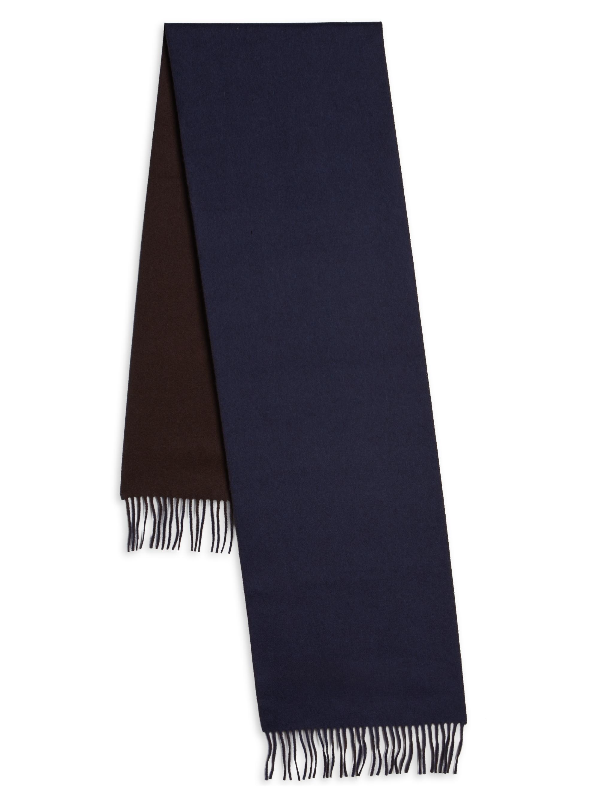 Click here for Saks Fifth Avenue Mens Double Face Wool Blend Frin... prices