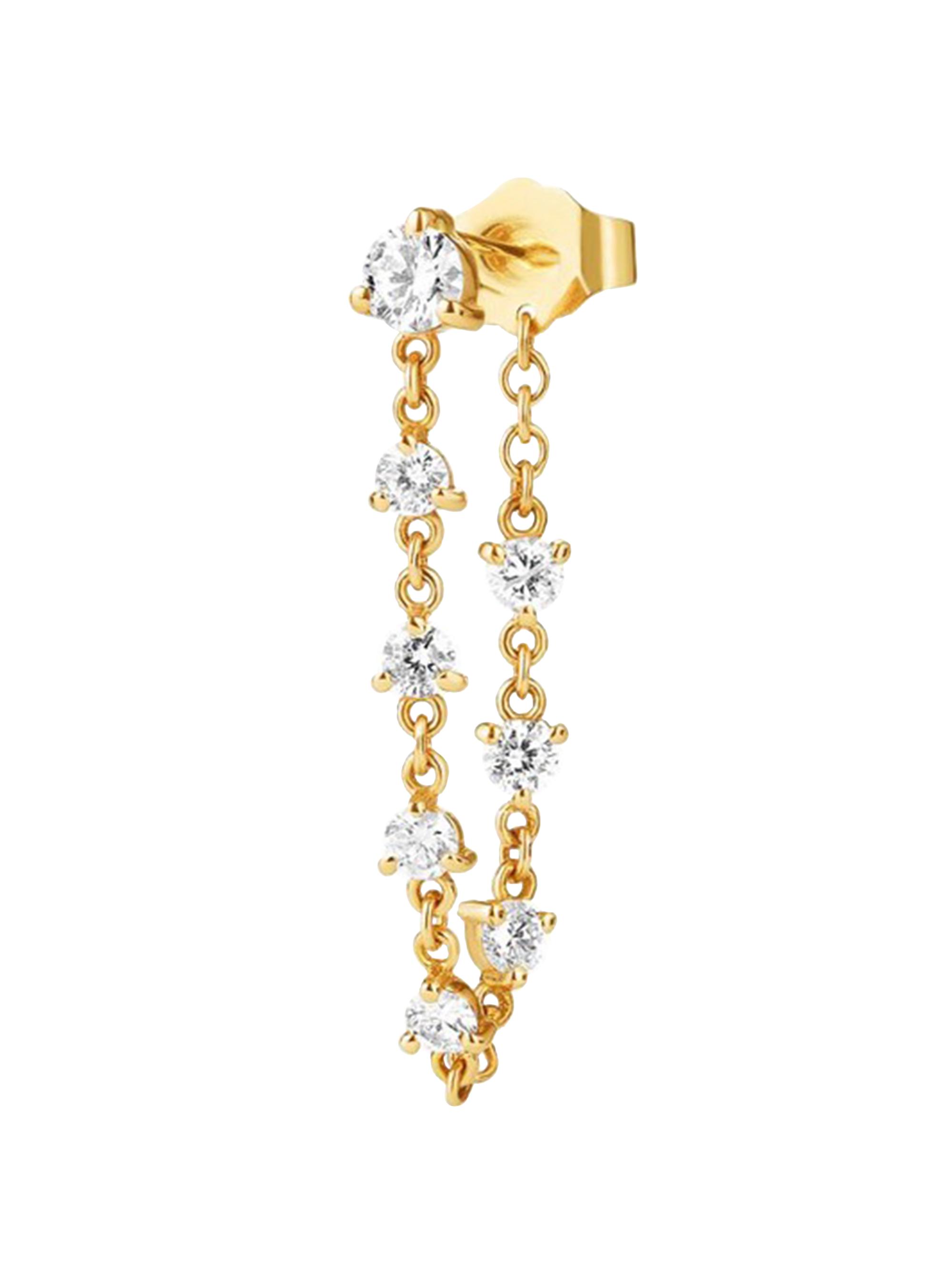 Click here for Luv AJ Womens 14K Goldplated & Glass Crystal Front... prices