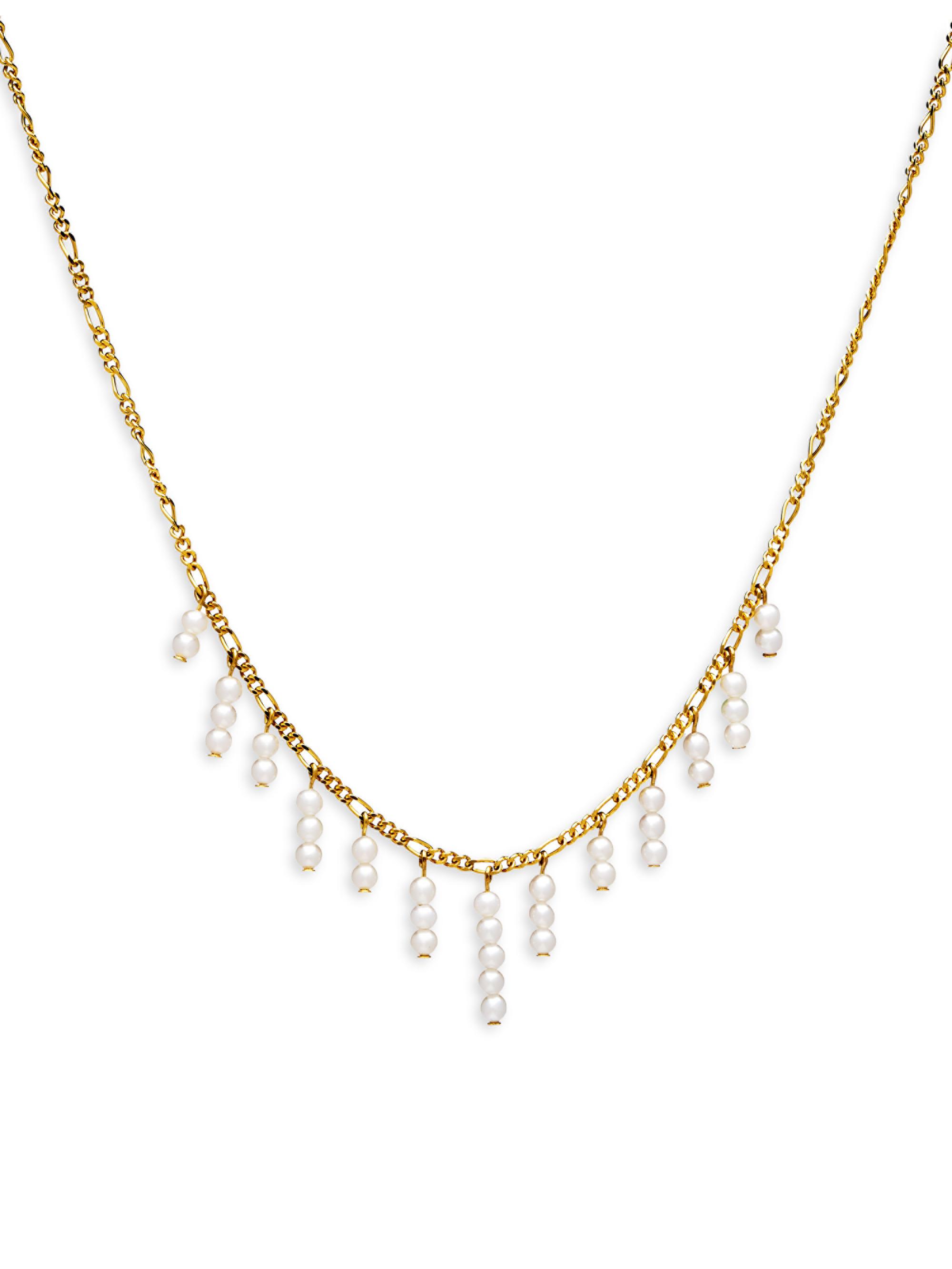 Click here for Awe Inspired Womens 14K Gold Vermeil Multi Pearl S... prices