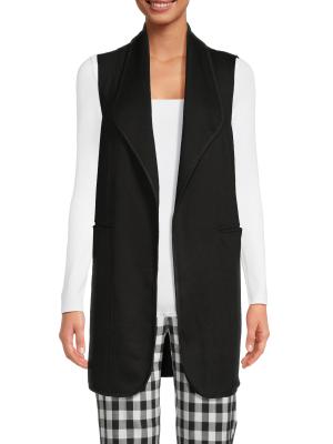 Max Studio Scuba Open Front Vest on SALE | Saks OFF 5TH