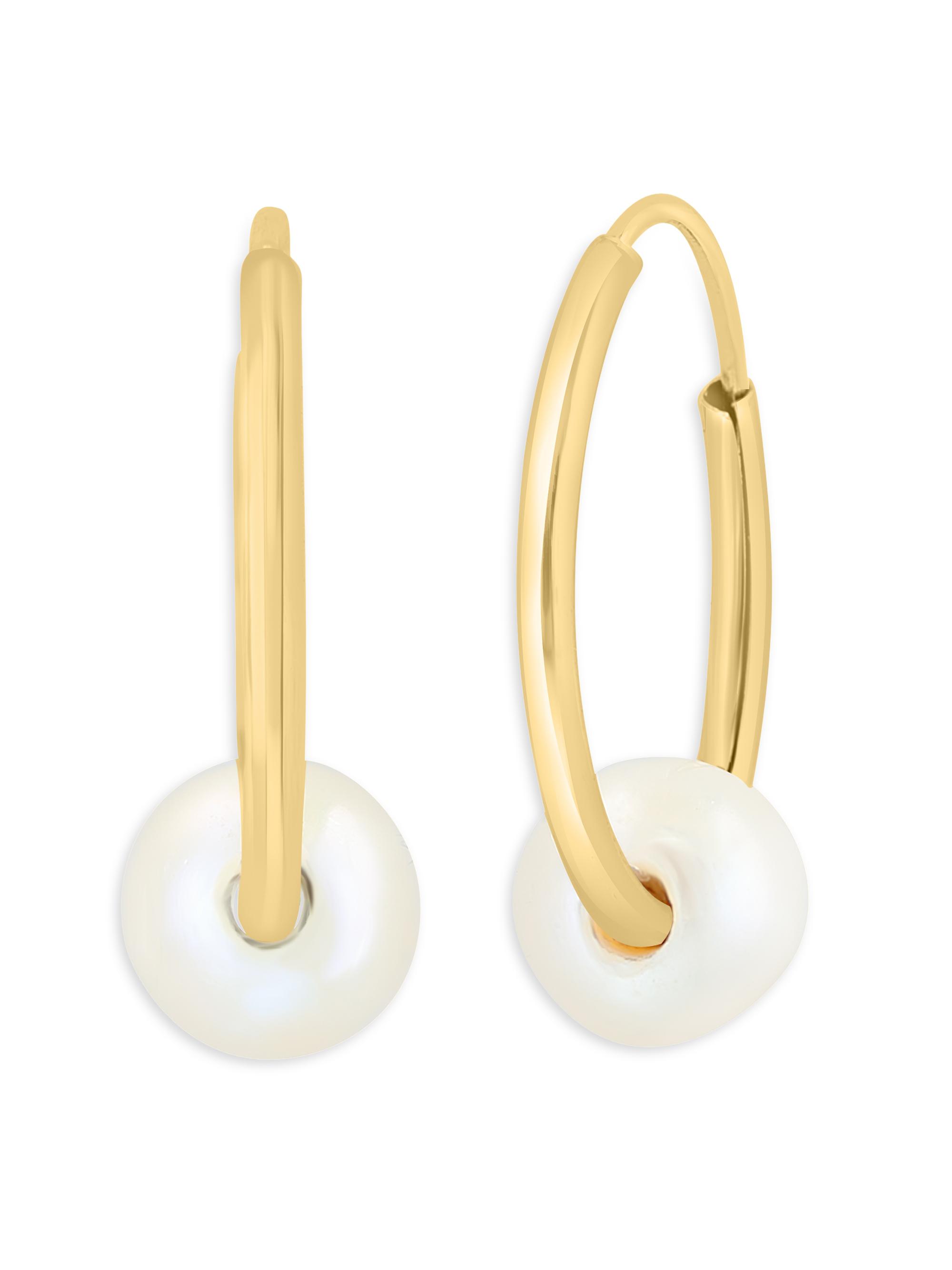 Click here for Effy Womens 14K Yellow Gold & 5MM Freshwater Pearl... prices