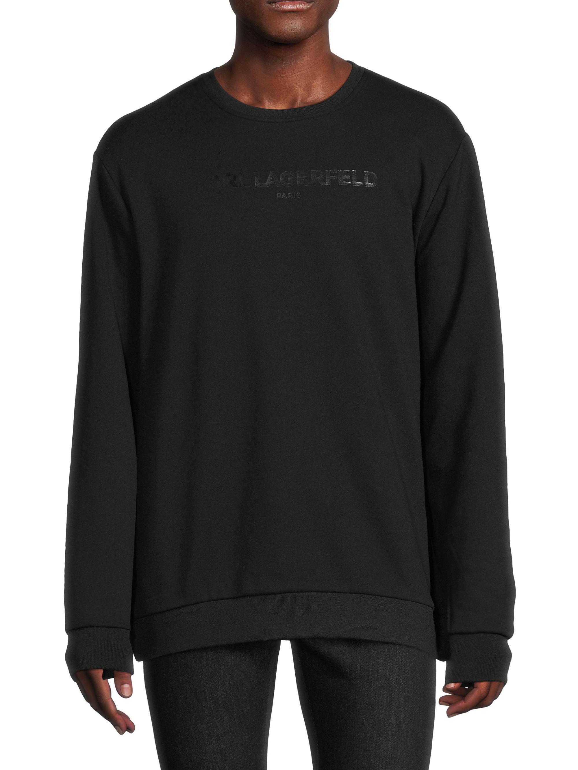 Click here for Karl Lagerfeld Paris Mens Logo Sweatshirt - Black... prices