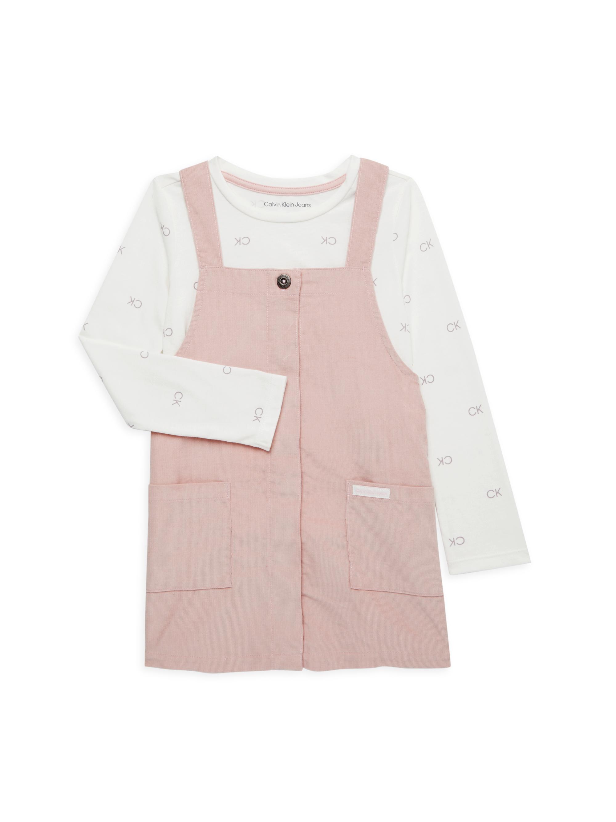 Click here for Calvin Klein Jeans Little Girls 2-Piece Top & Pinf... prices