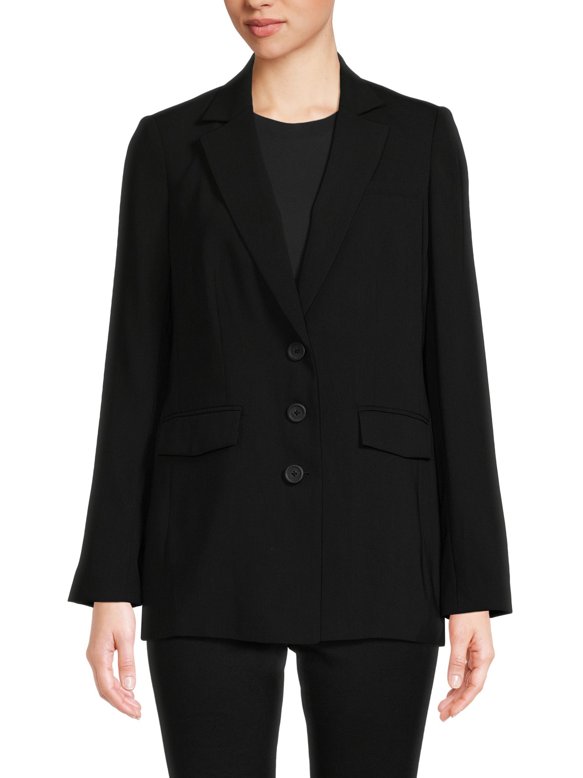 Click here for Karl Lagerfeld Paris Womens Notch Lapel Blazer - B... prices