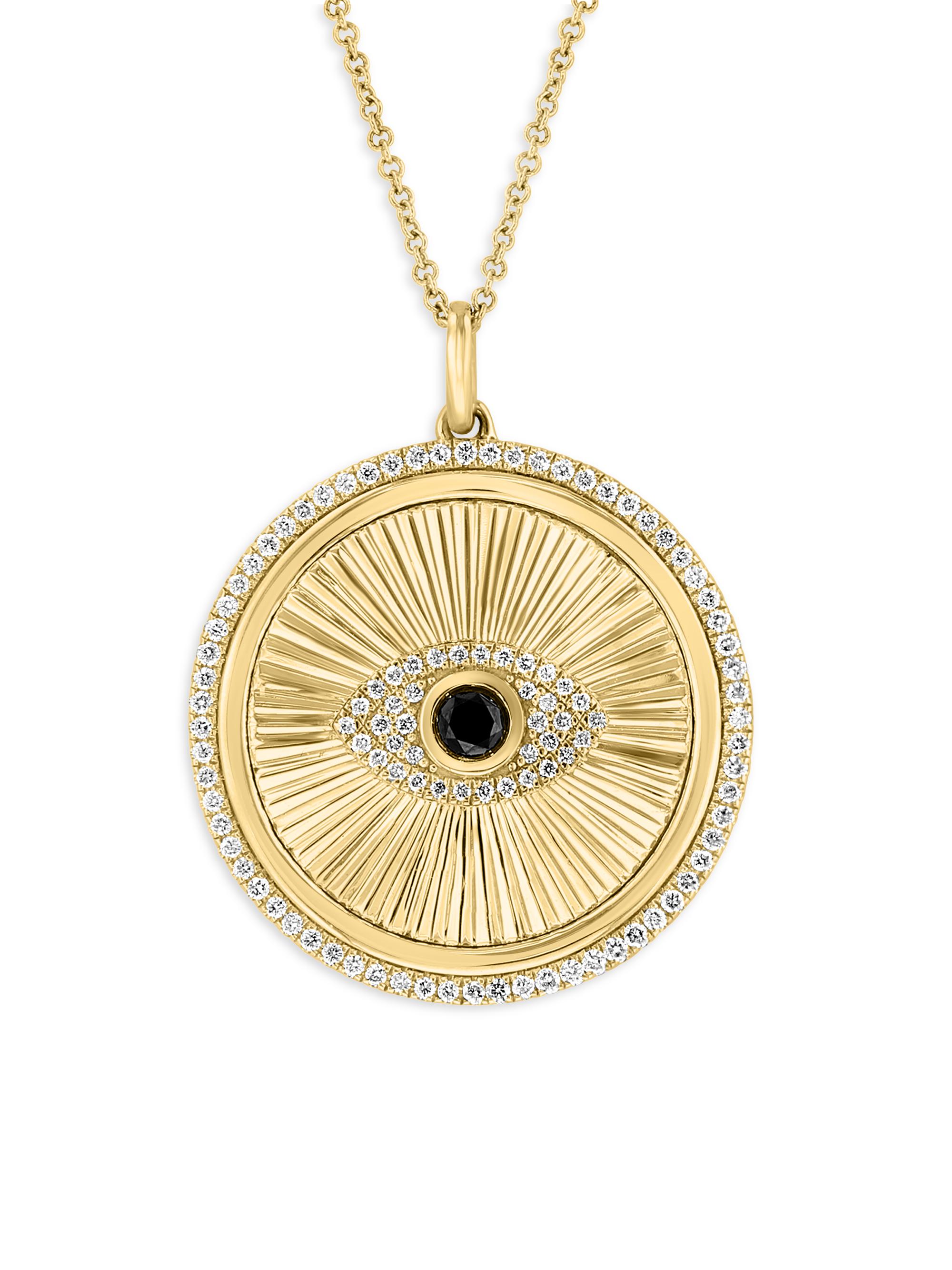 Click here for Effy Womens 14K Yellow Gold & 0.49 TCW Diamond Evi... prices