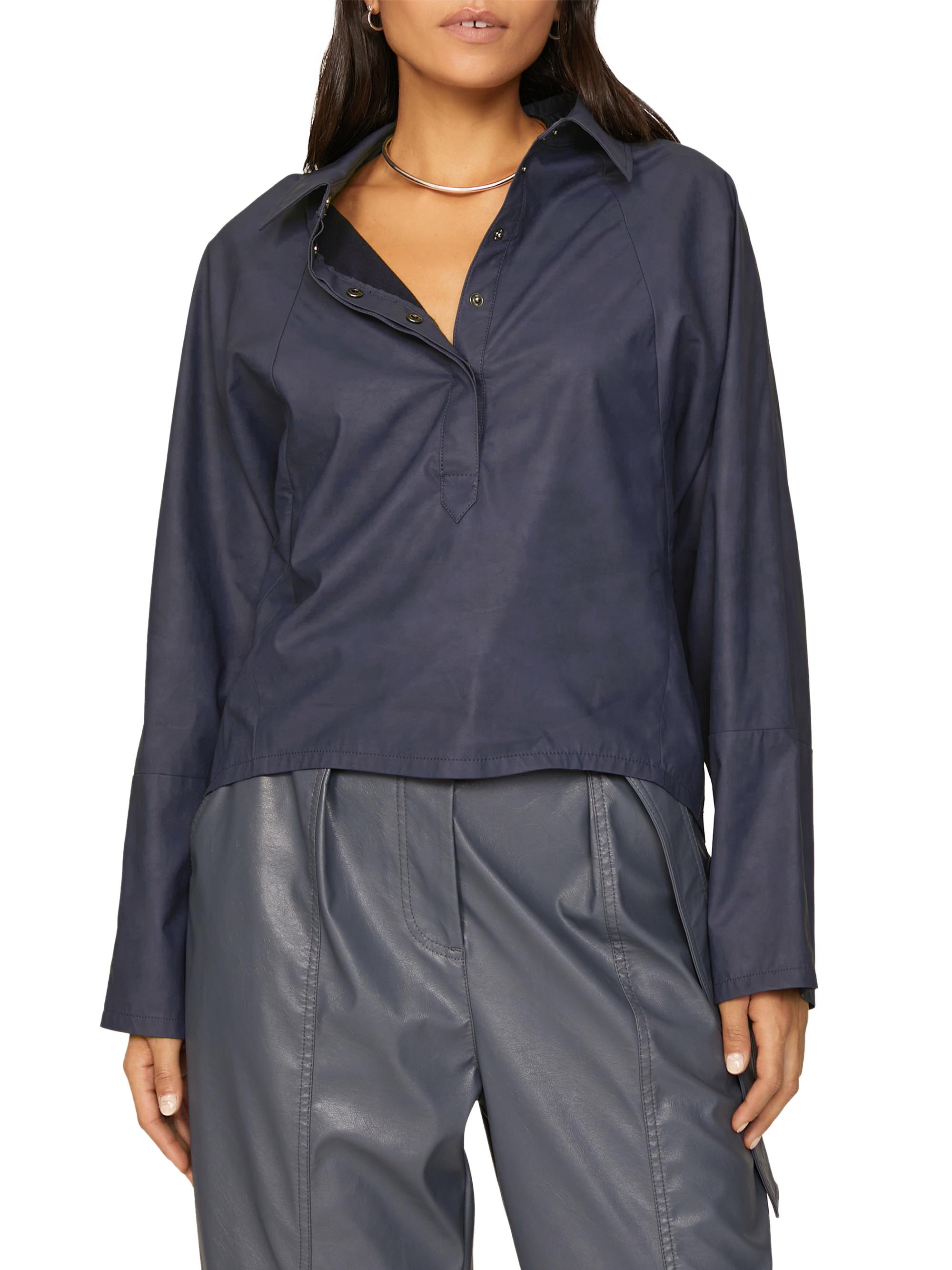 Click here for Marissa Webb Womens Faux Leather Tunic - Blue - Si... prices