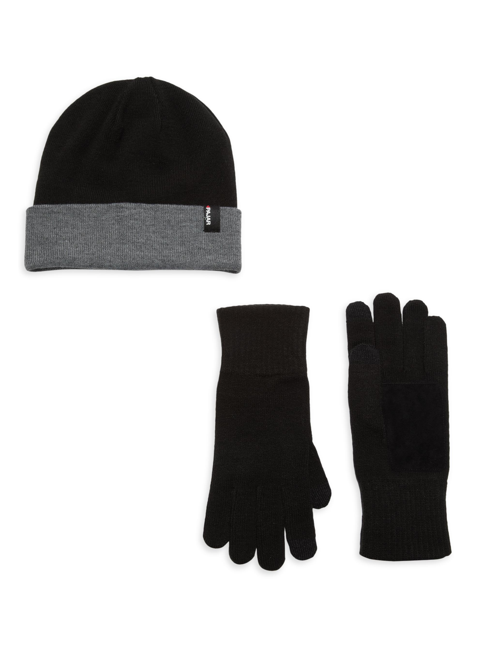 Click here for Pajar Mens Rossland 2-Piece Beanie & Gloves Set -... prices