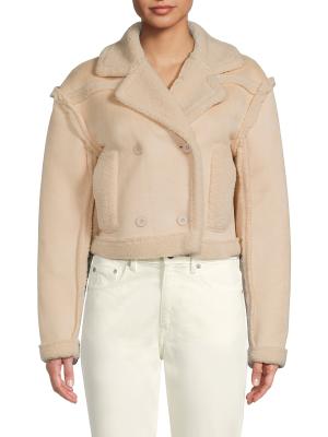 Area Stars Aurora Faux Shearling Bomber Jacket on SALE | Saks OFF 5TH
