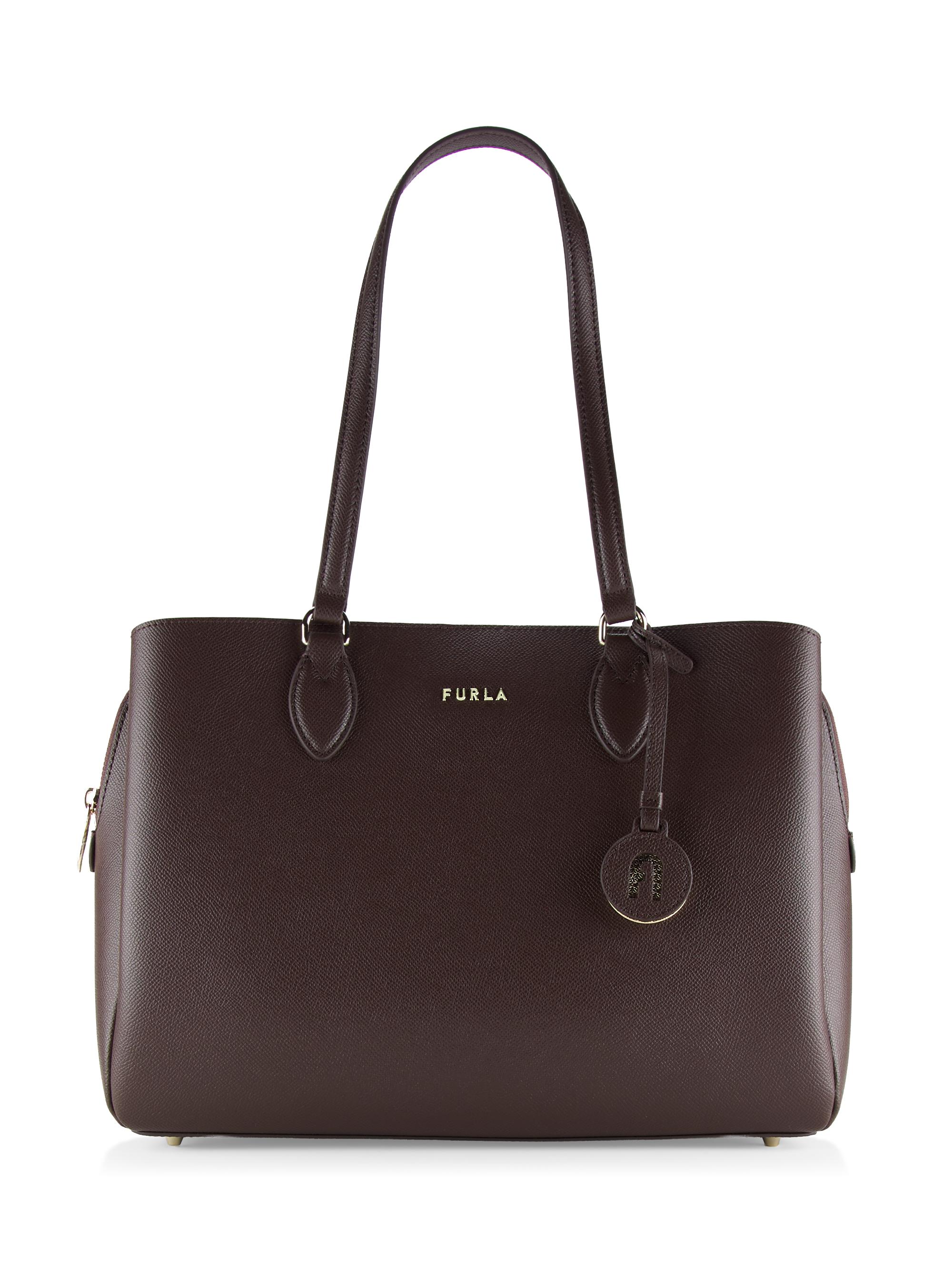 Click here for Furla Womens Leather Shoulder Bag - Chocolate prices