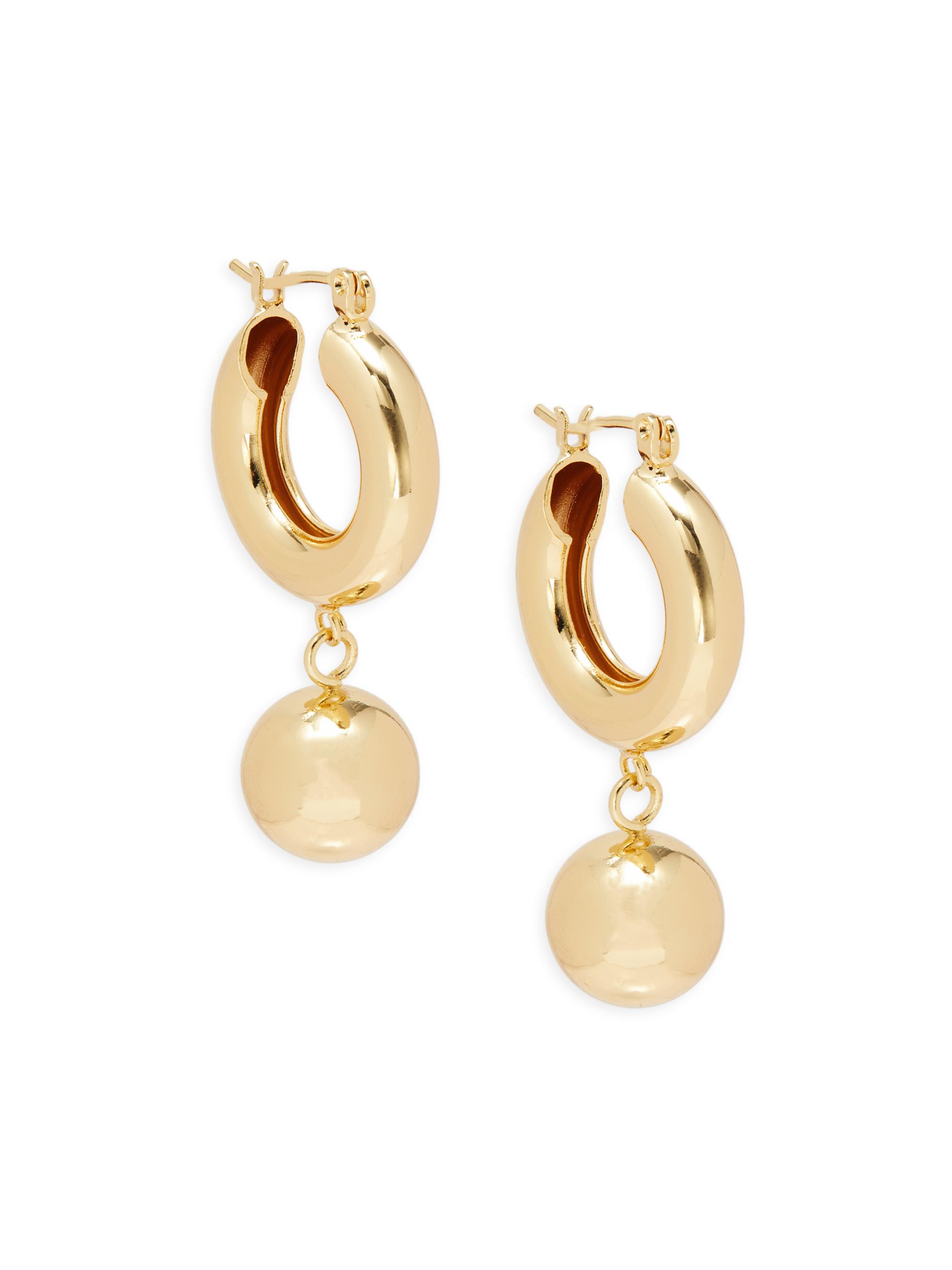 Click here for Luv AJ Womens Ball Drop Earrings - Gold prices