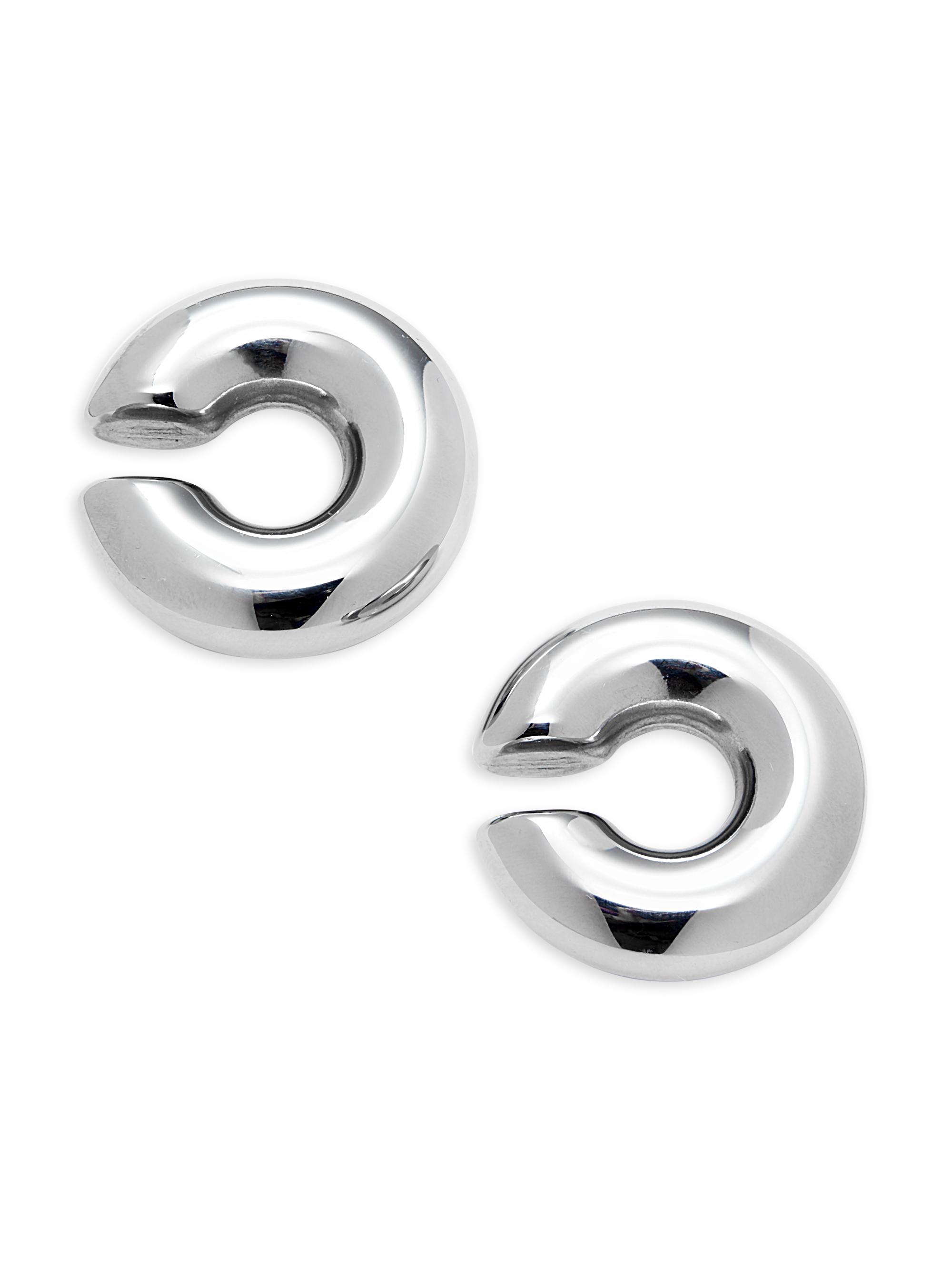 Click here for Luv AJ Womens Stainless Steel Chunky Earcuffs - Si... prices