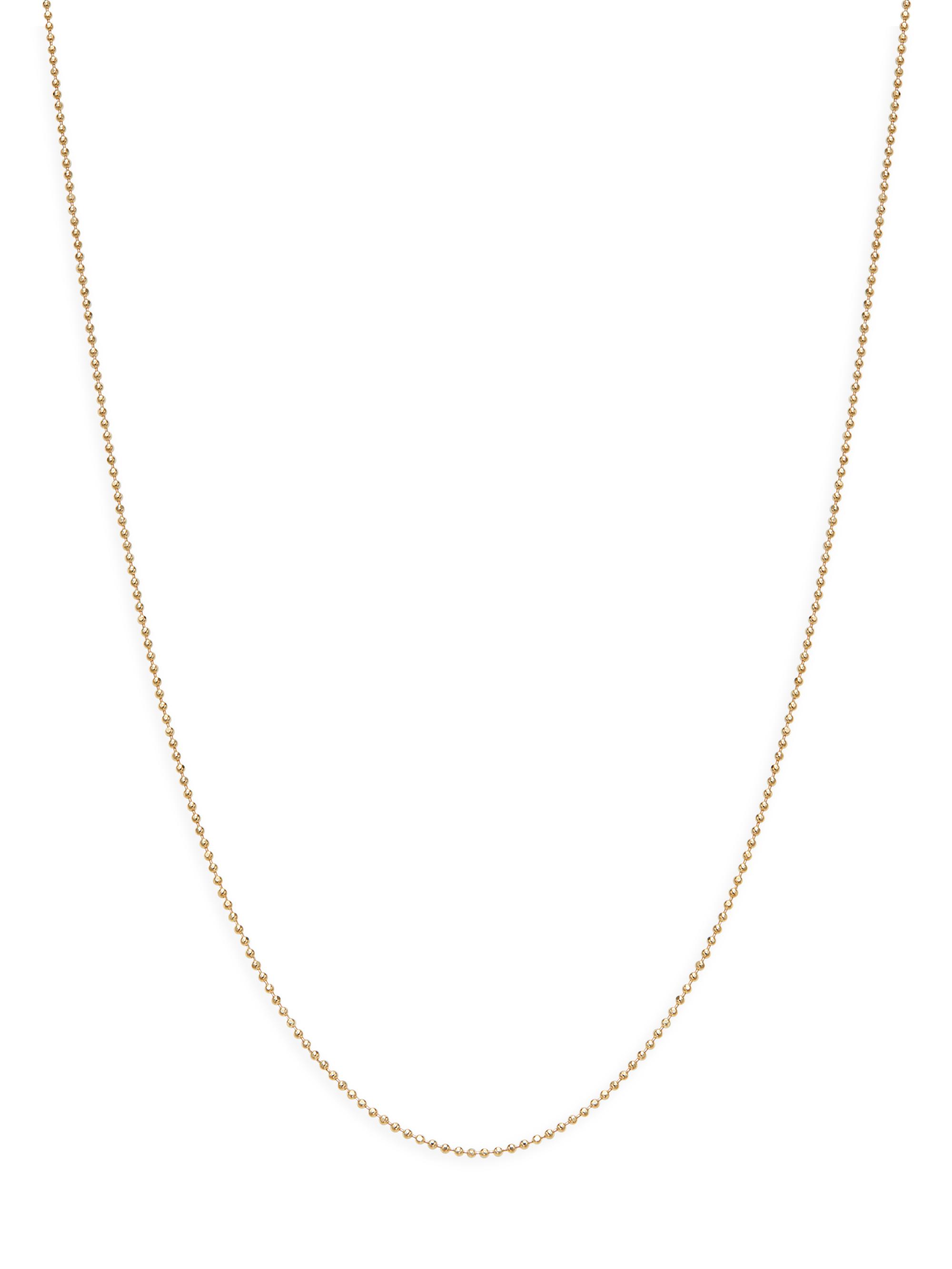 Click here for Saks Fifth Avenue Womens 14K Yellow Gold Dainty Ba... prices