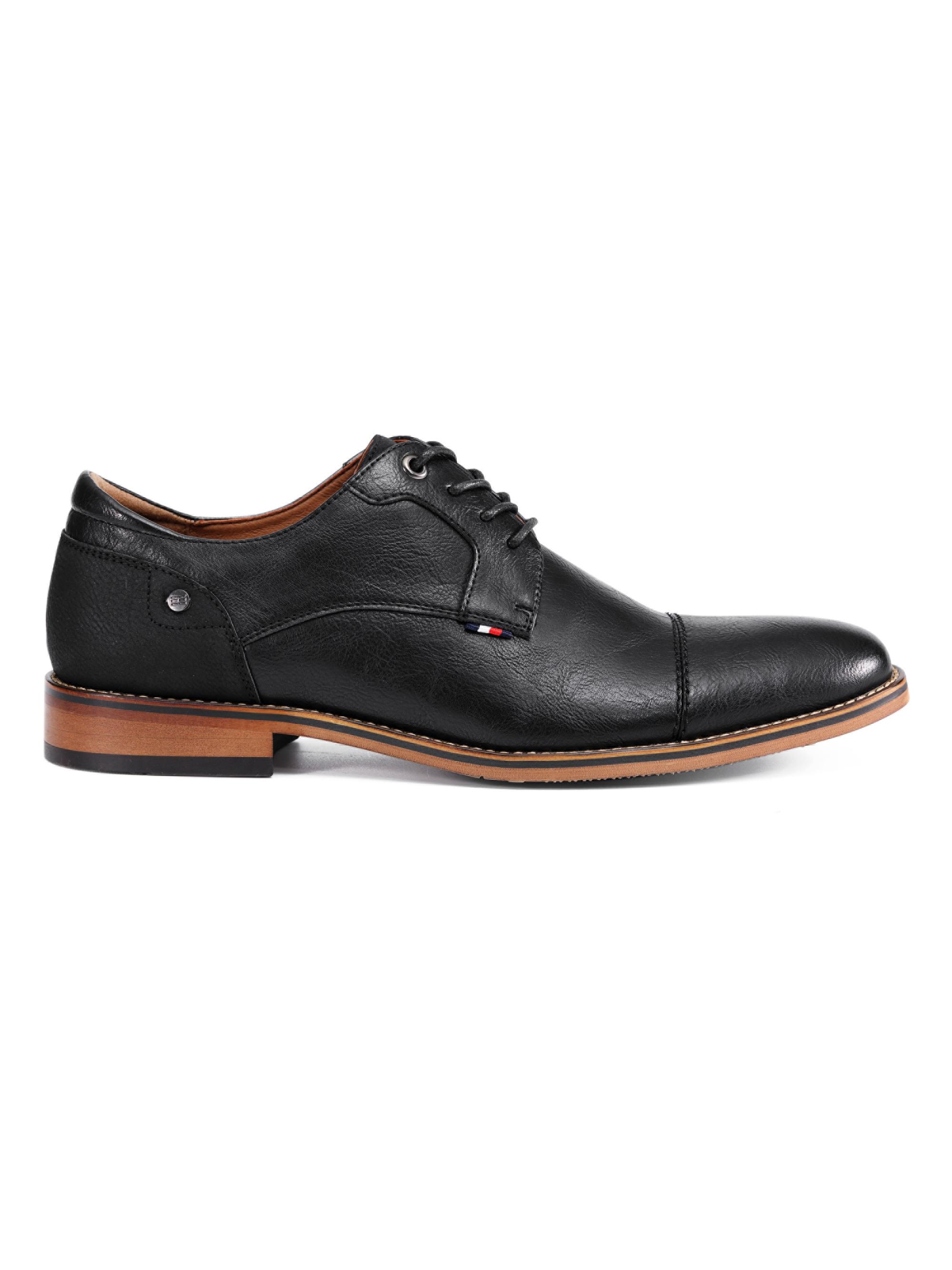 Click here for Tommy Hilfiger Mens Barmi Cap Toe Derby Shoes - Bl... prices