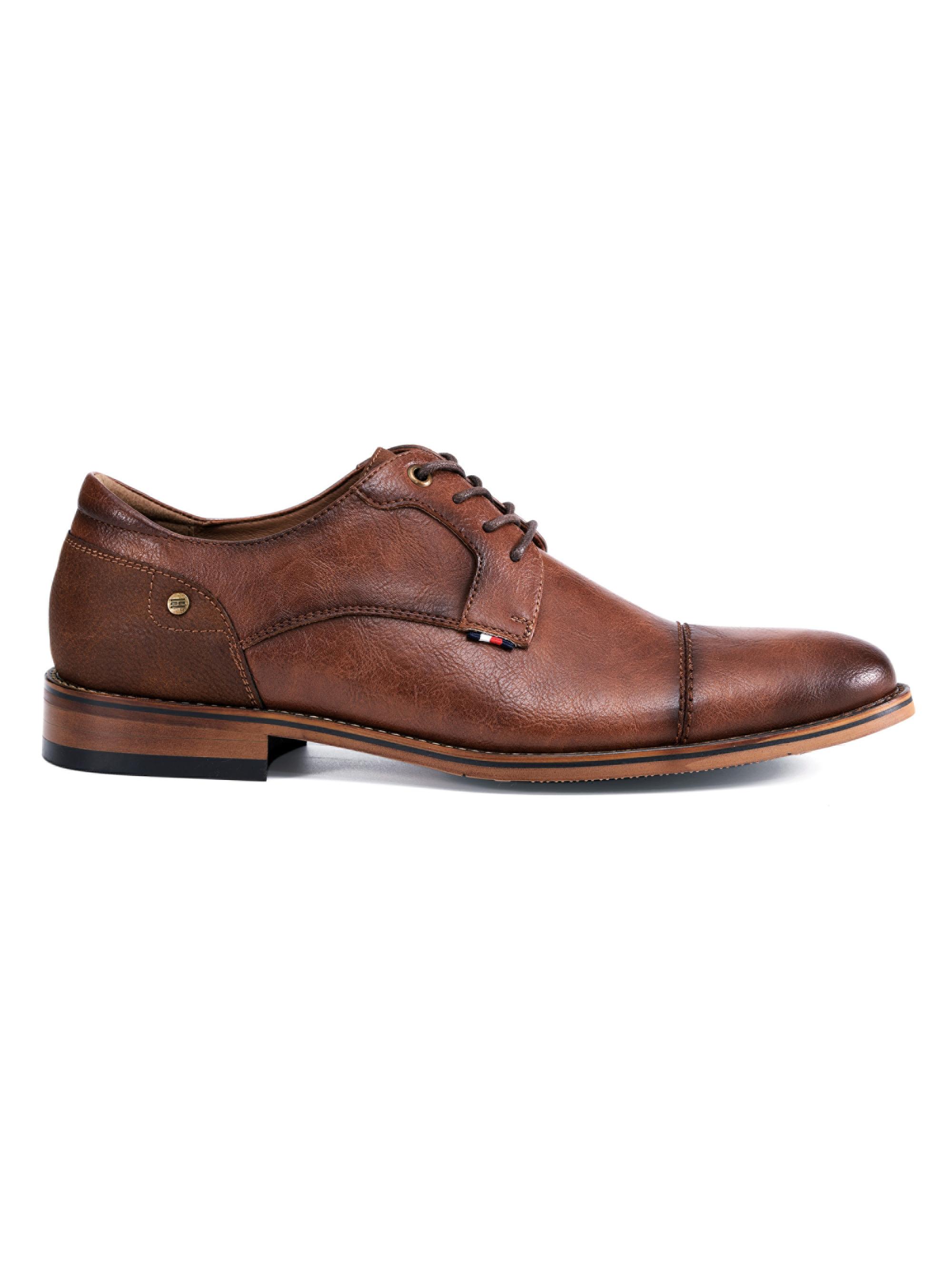 Click here for Tommy Hilfiger Mens Barmi Cap Toe Derby Shoes - Me... prices